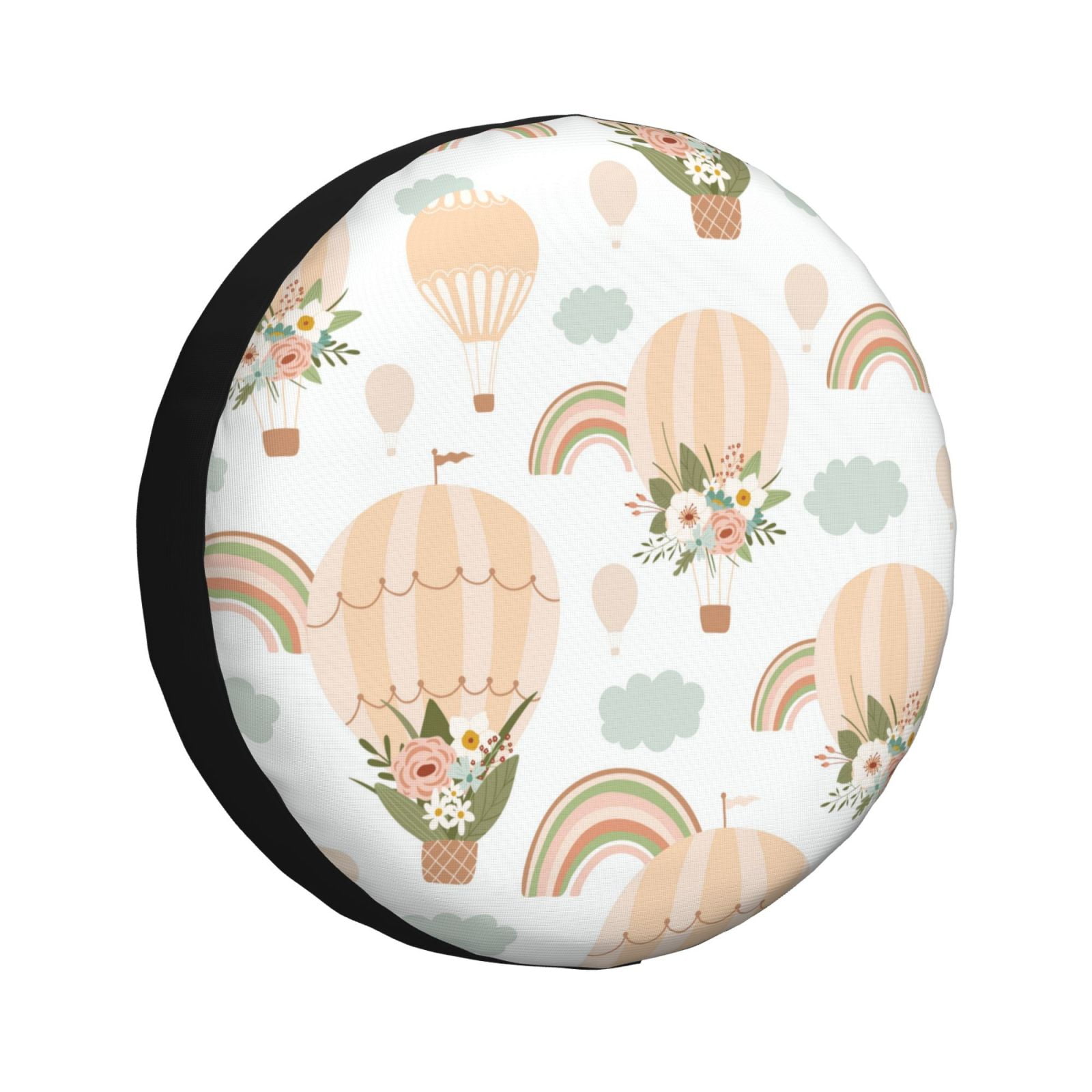 Junzan Air Balloon And Flower Tire Cover Wheel Protector For Truck Suv ...