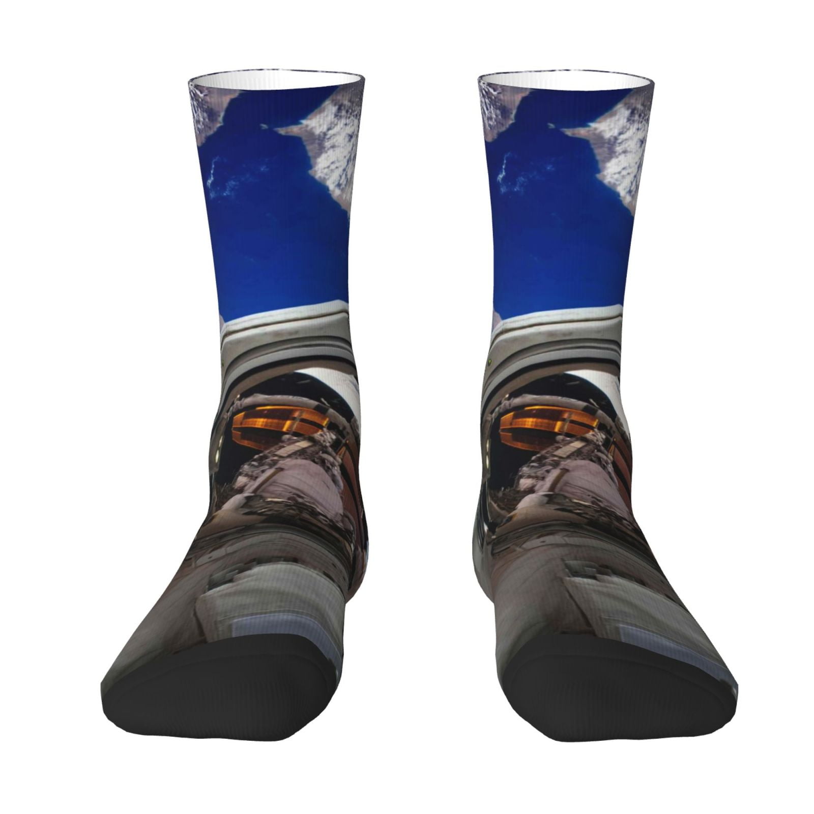 Junzan Astronaut In Outer Space Mens Funny Socks For Men Women Colorful ...