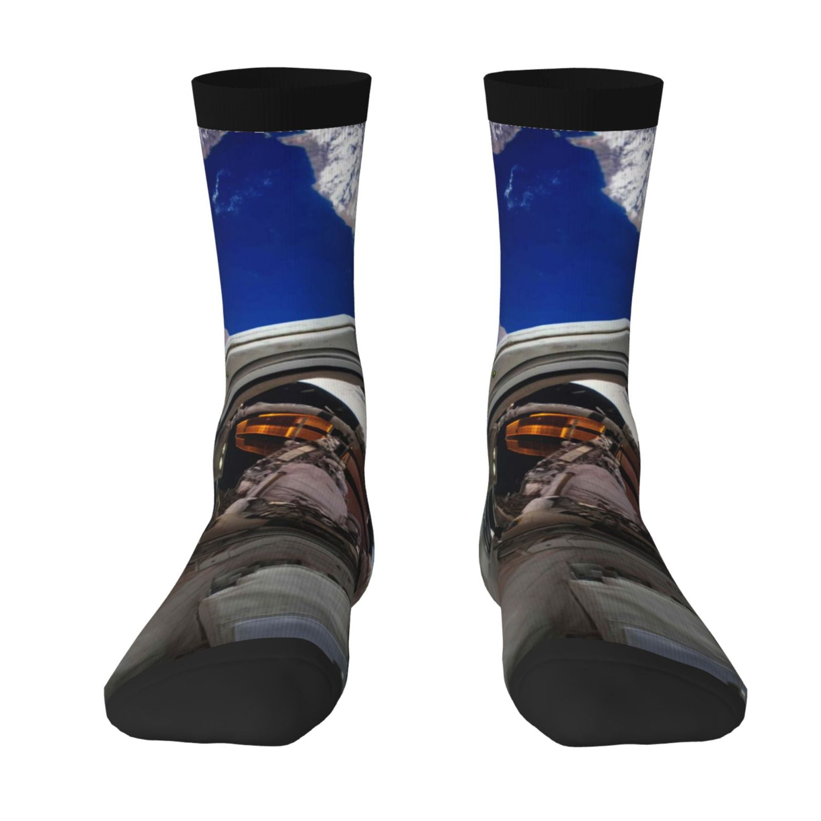 Junzan Astronaut In Outer Space Mens Funny Socks For Men Women Colorful ...