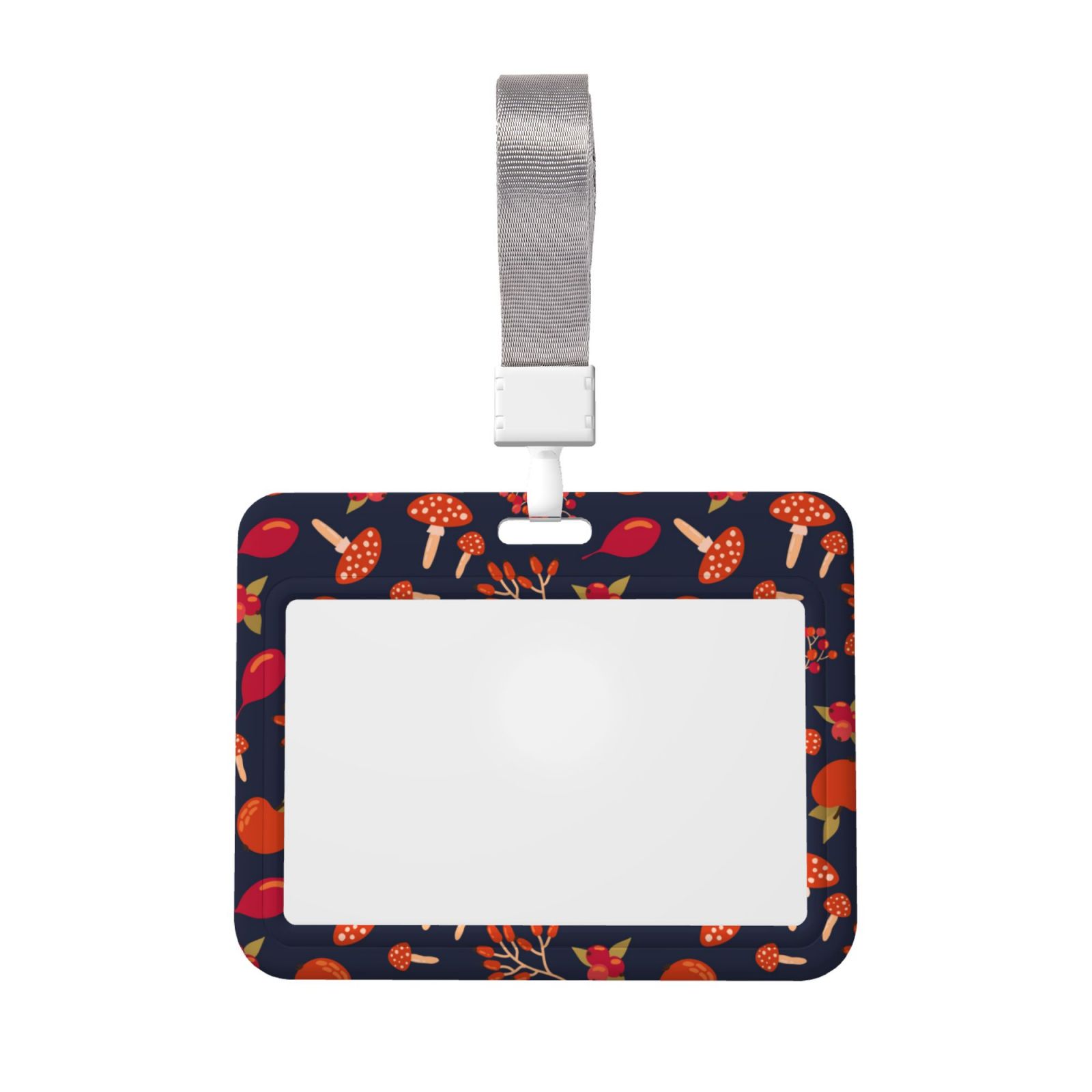Junzan Autumnal Forest ID Badge Holder with Windows Key Card Work Badge ...