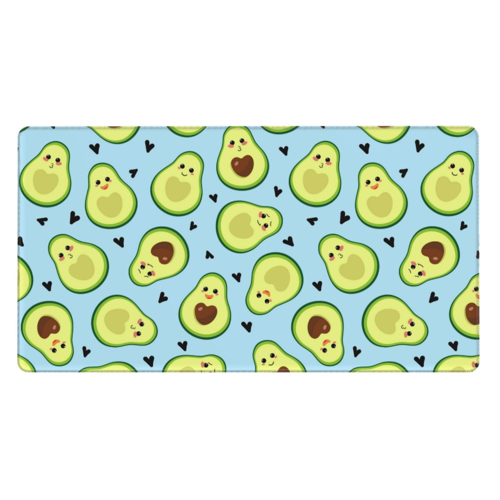 Junzan Avocado And Hearts Extra Large Mouse Pad For Boys Girl Men Women ...