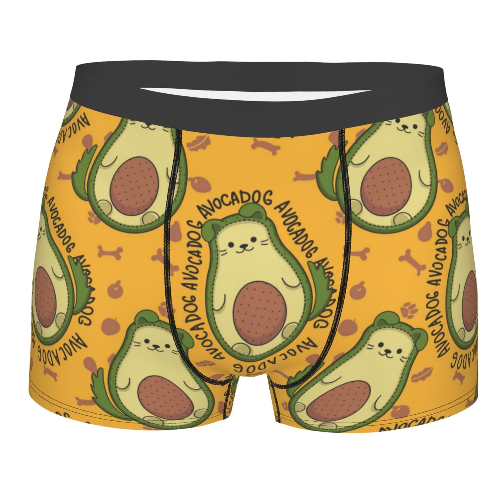 Junzan Avocado Dog Mens Underwear Boxer Briefs For Men’s - Large ...