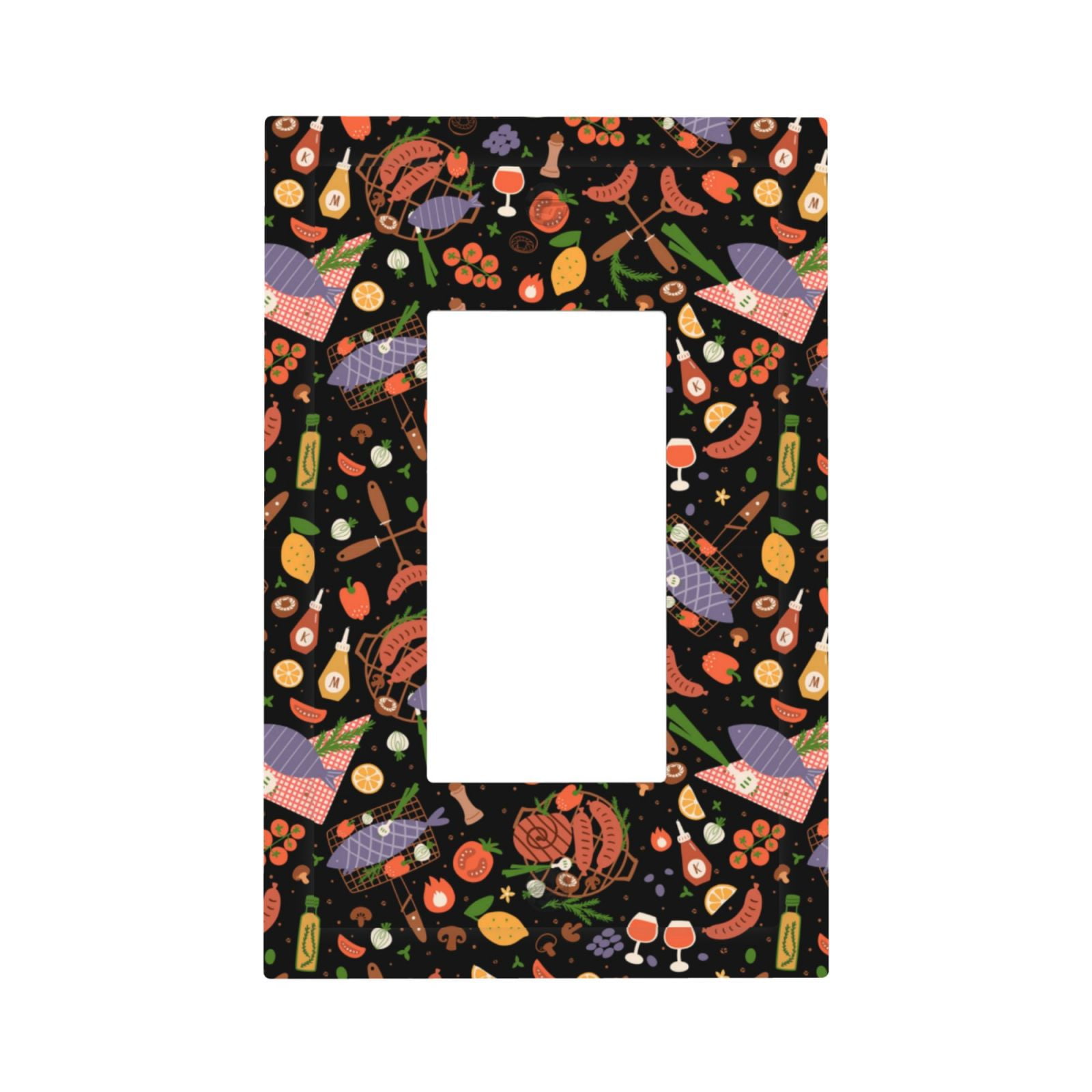 Junzan BBQ Party for Electrical Outlet Covers, 5" x 3" Electric ...