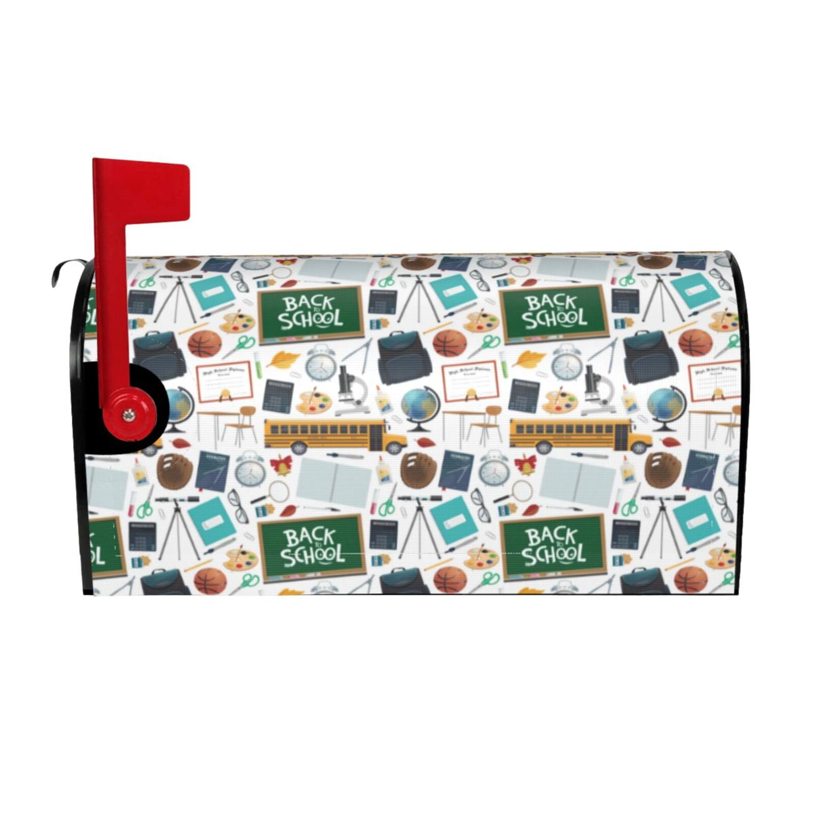 Junzan Back To School A Pattern Mailbox Covers,Magnetic Mailbox ...