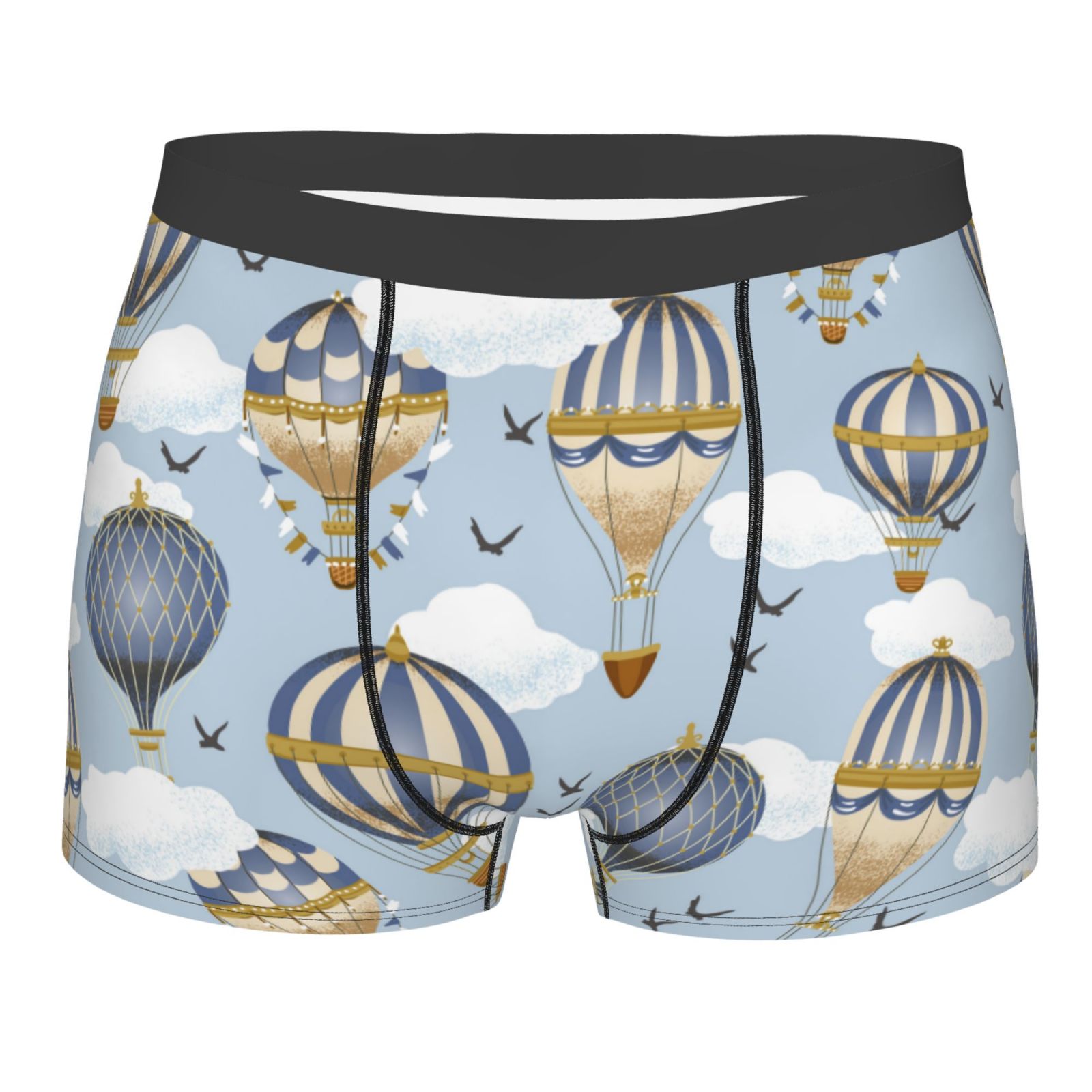 Junzan Balloon Vintage Mens Underwear Boxer Briefs For Men’s - Large ...