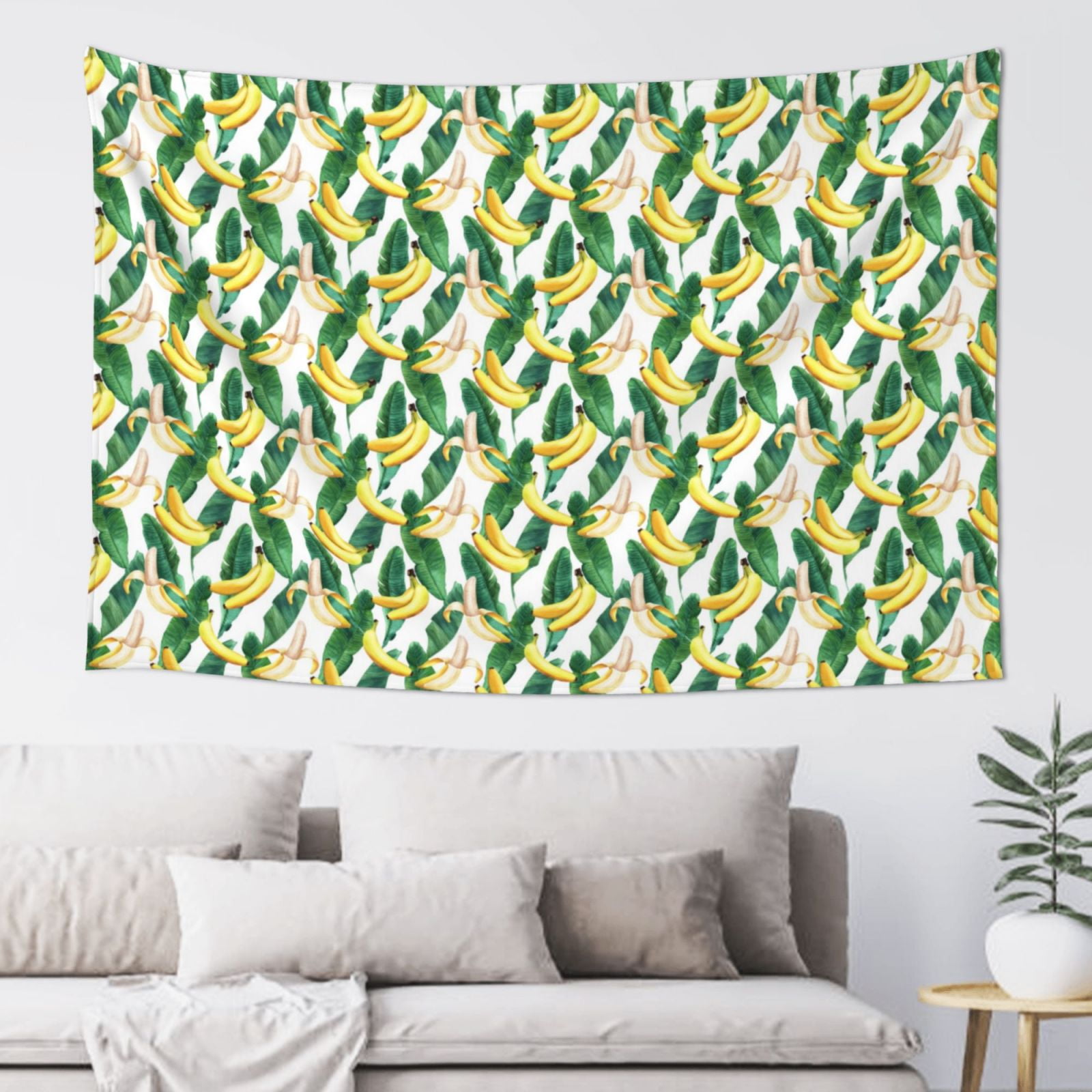 Junzan Banana Tree Leaves for Tapestry - Home DéCor Tapestry Cute ...