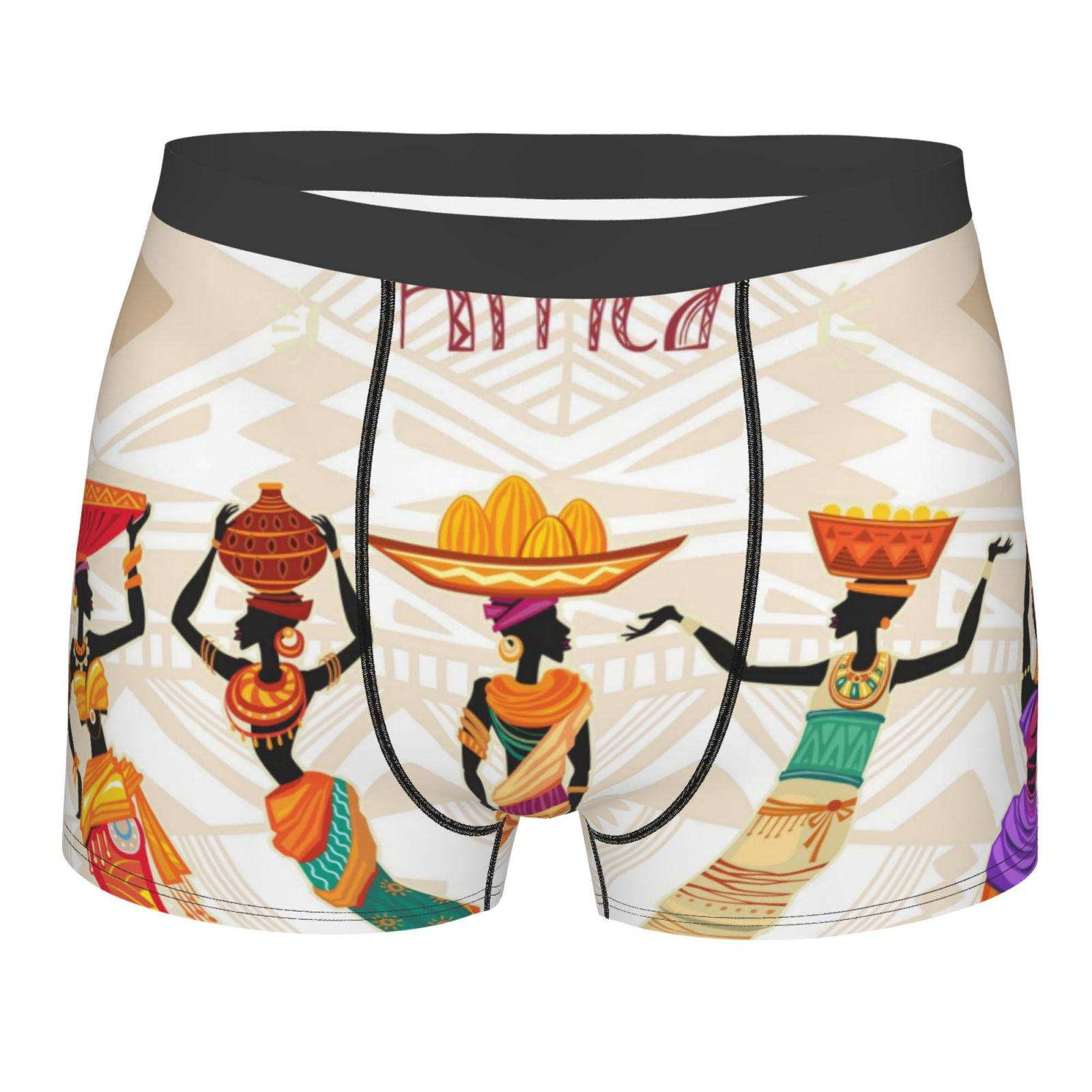 Junzan Beautiful Black African Woman In Ethnic Dress Mens Underwear ...