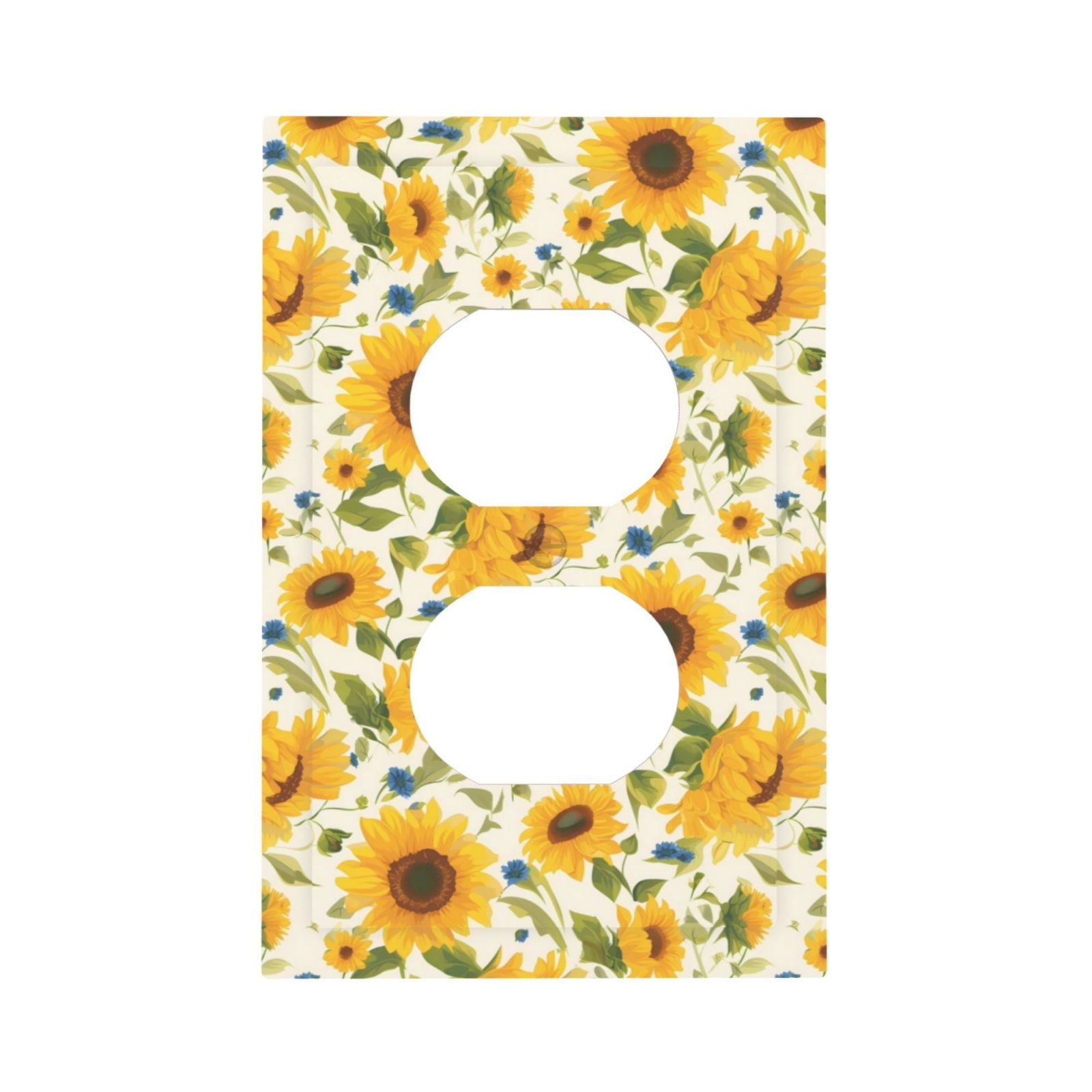 Junzan Beautiful Countryside Sunflower for Electrical Outlet Covers, 5 ...