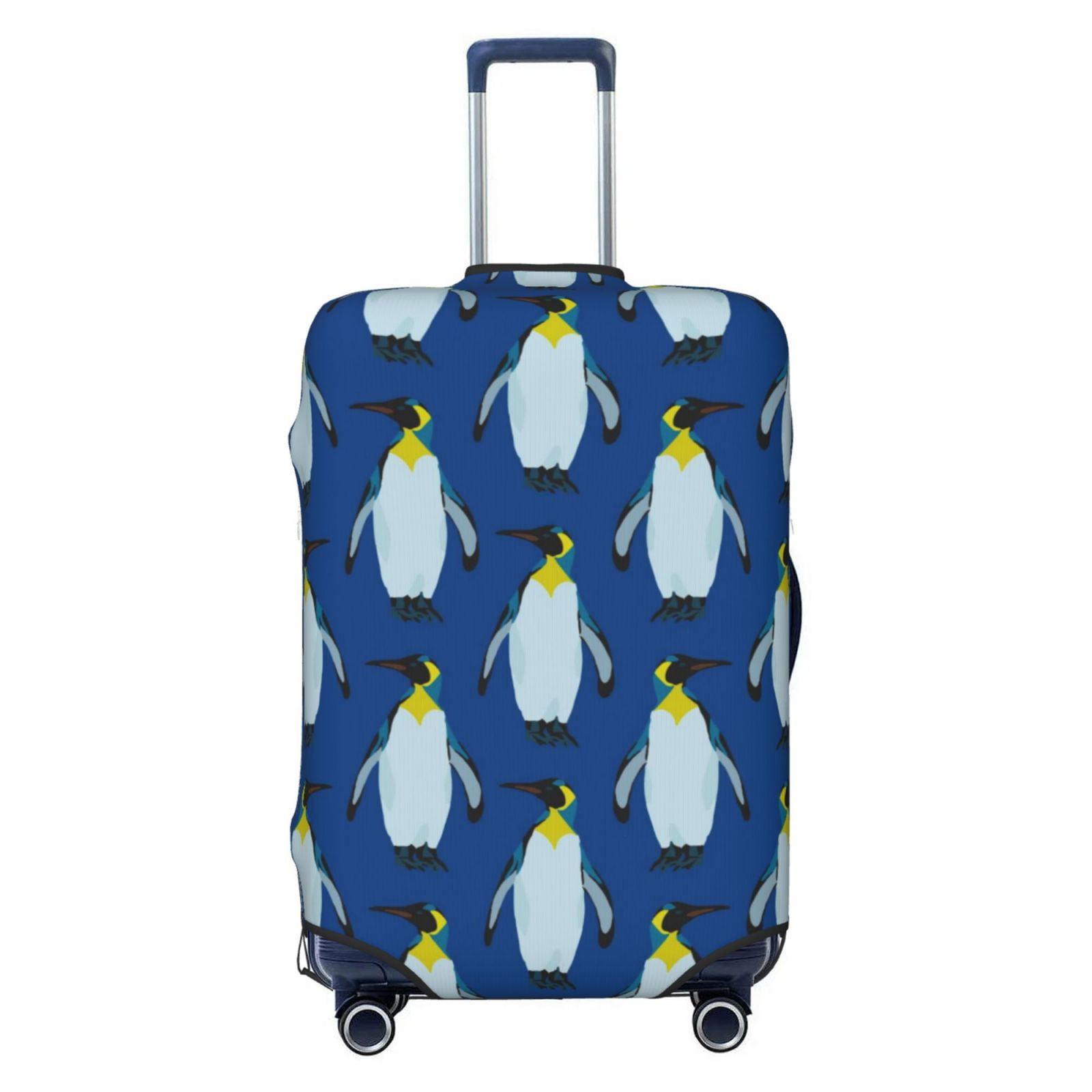 Junzan Beautiful King Penguin Pattern Print Washable Luggage Cover ...