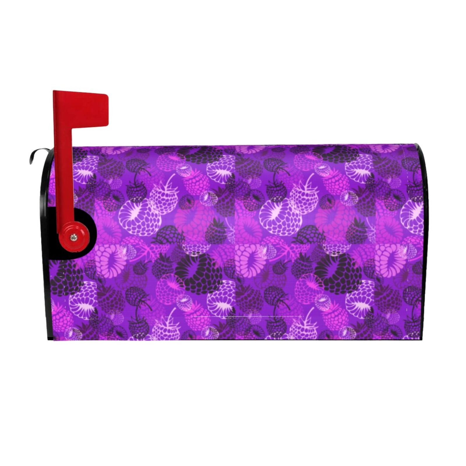 Junzan Berry Raspberry Pattern Mailbox Covers,Magnetic Mailbox ...