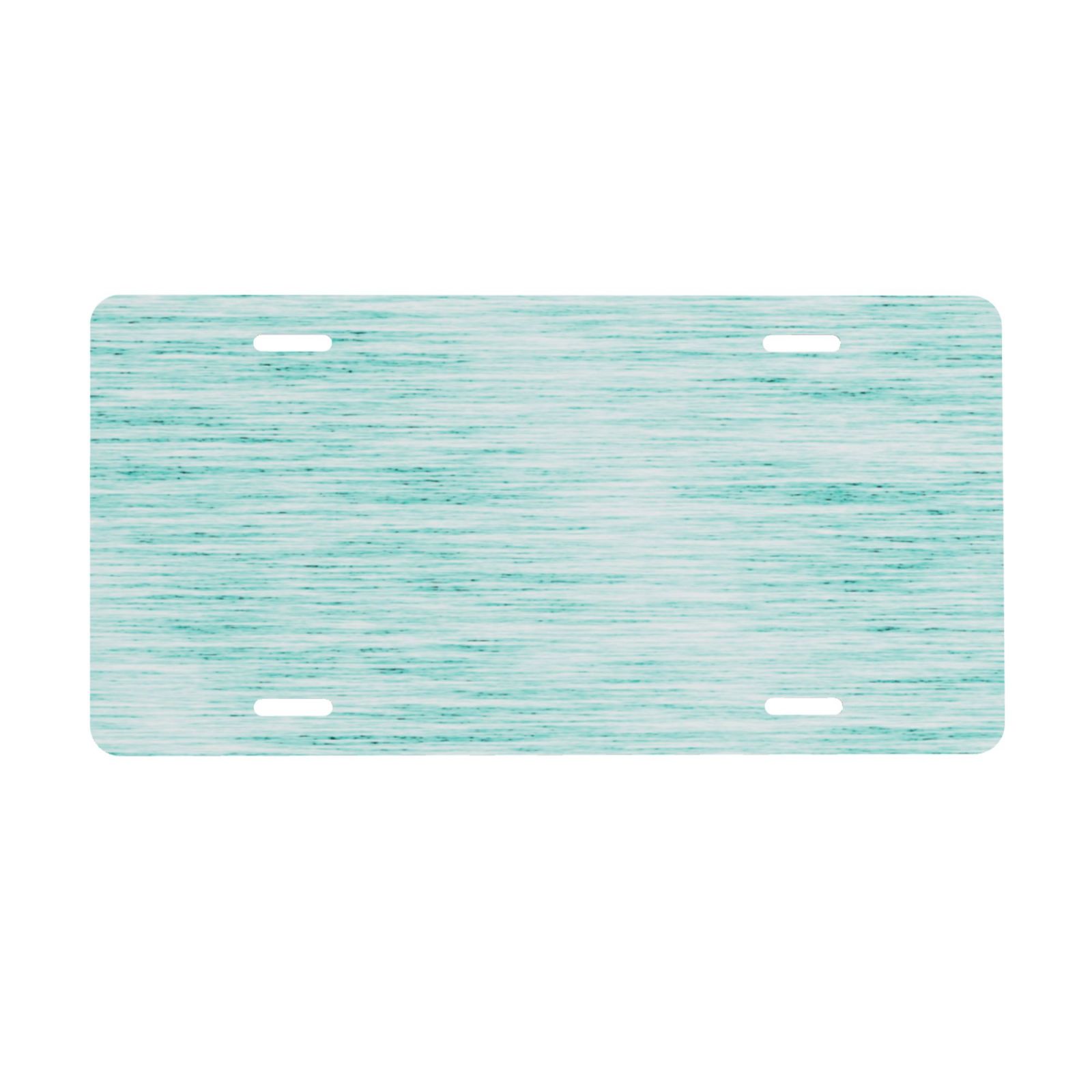 Junzan Blue Bright Front License Plate Covers Decorative Car Metal ...