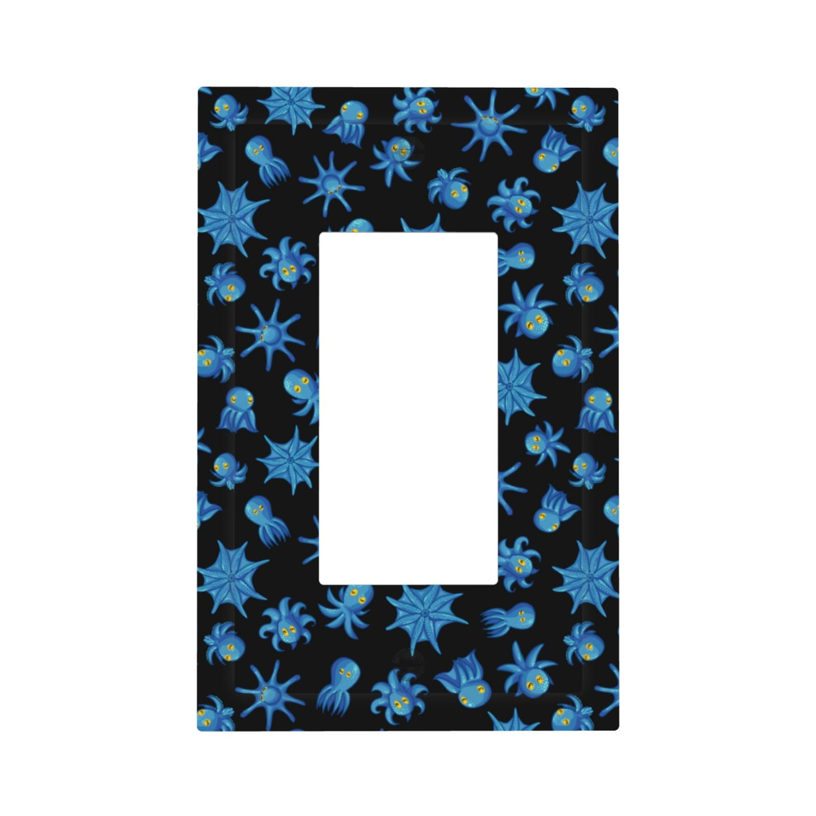 Junzan Blue Octopus for Electrical Outlet Covers, 5" x 3" Electric ...