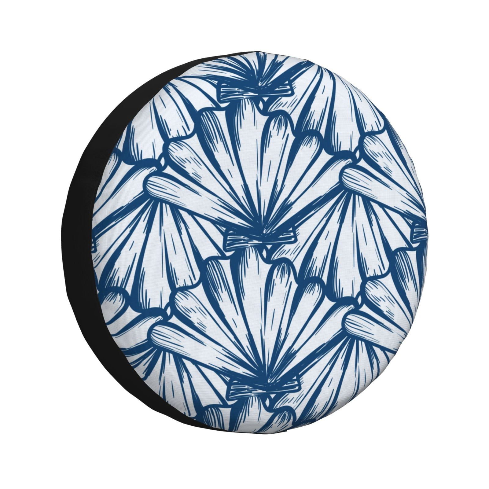 Junzan Blue Shells Tire Cover Wheel Protector For Truck Suv Trailer ...