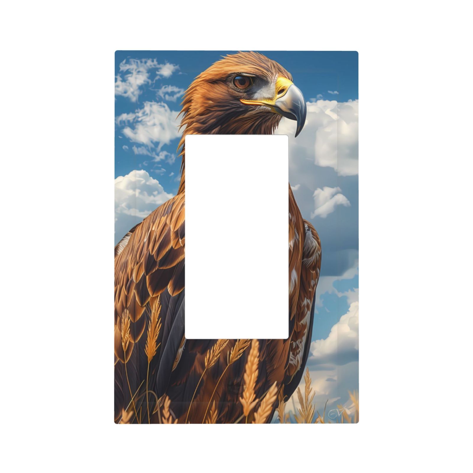 Junzan Blue Sky White Cloud Eagle for Electrical Outlet Covers, 5" x 3 ...