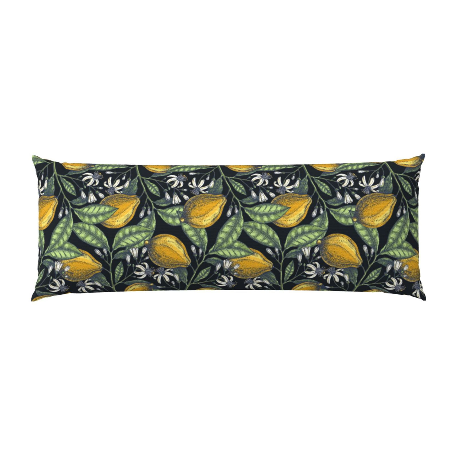 Junzan Body Pillow Cover Citrus Fruits Elegant Lemons Throw Pillow ...
