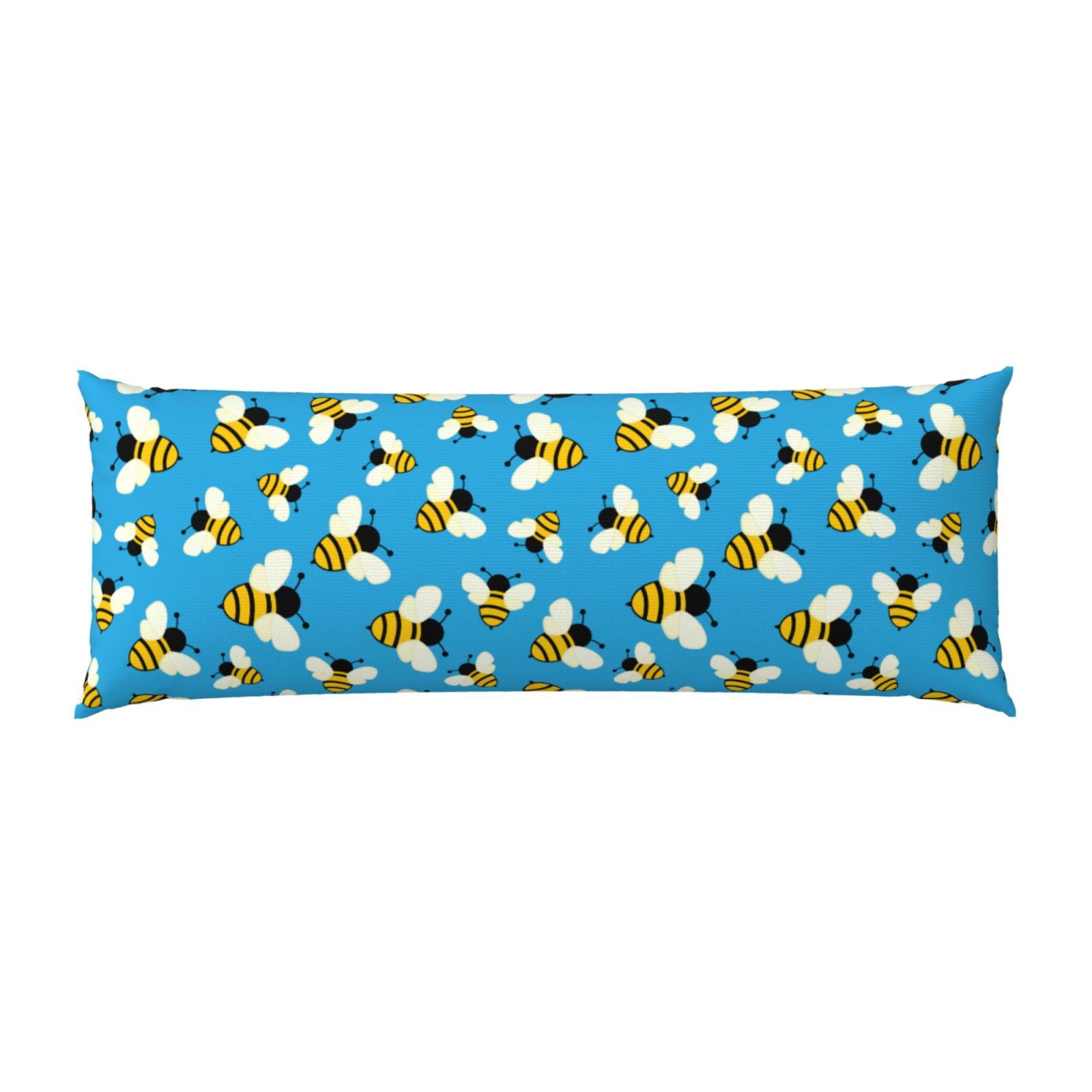Junzan Body Pillow Cover Flying Bees Throw Pillow Covers Long Pillow ...