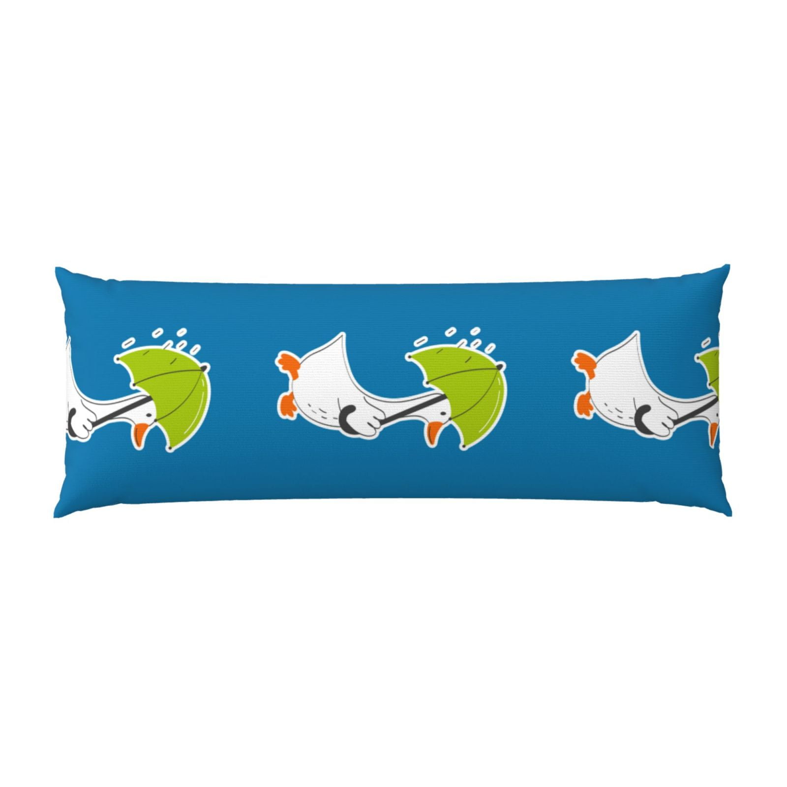 Junzan Body Pillow Cover Goose Holding An Umbrella Throw Pillow Covers ...
