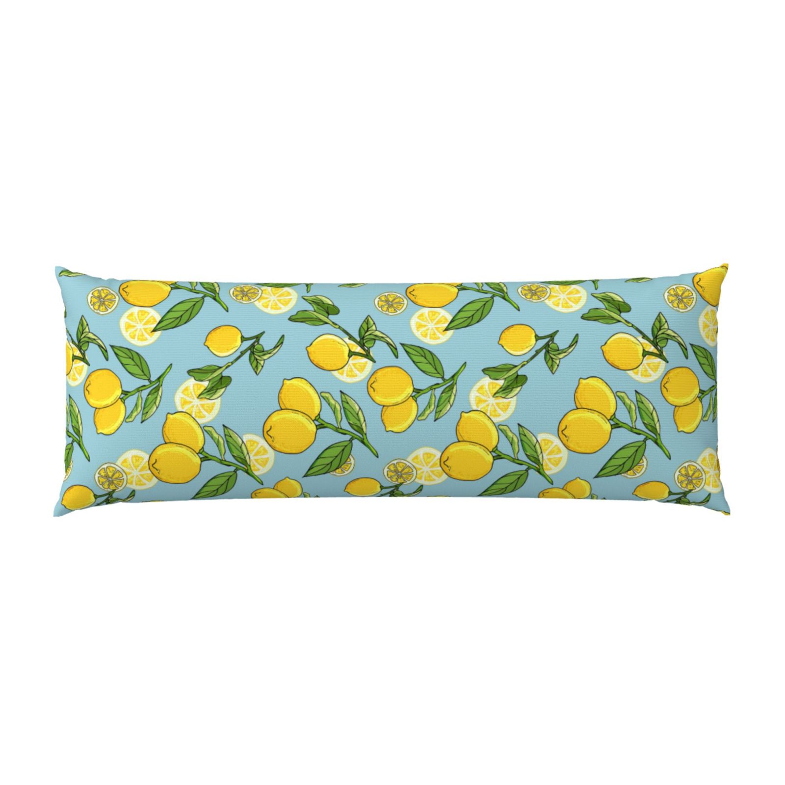Junzan Body Pillow Cover Lemon Throw Pillow Covers Long Pillow Case ...