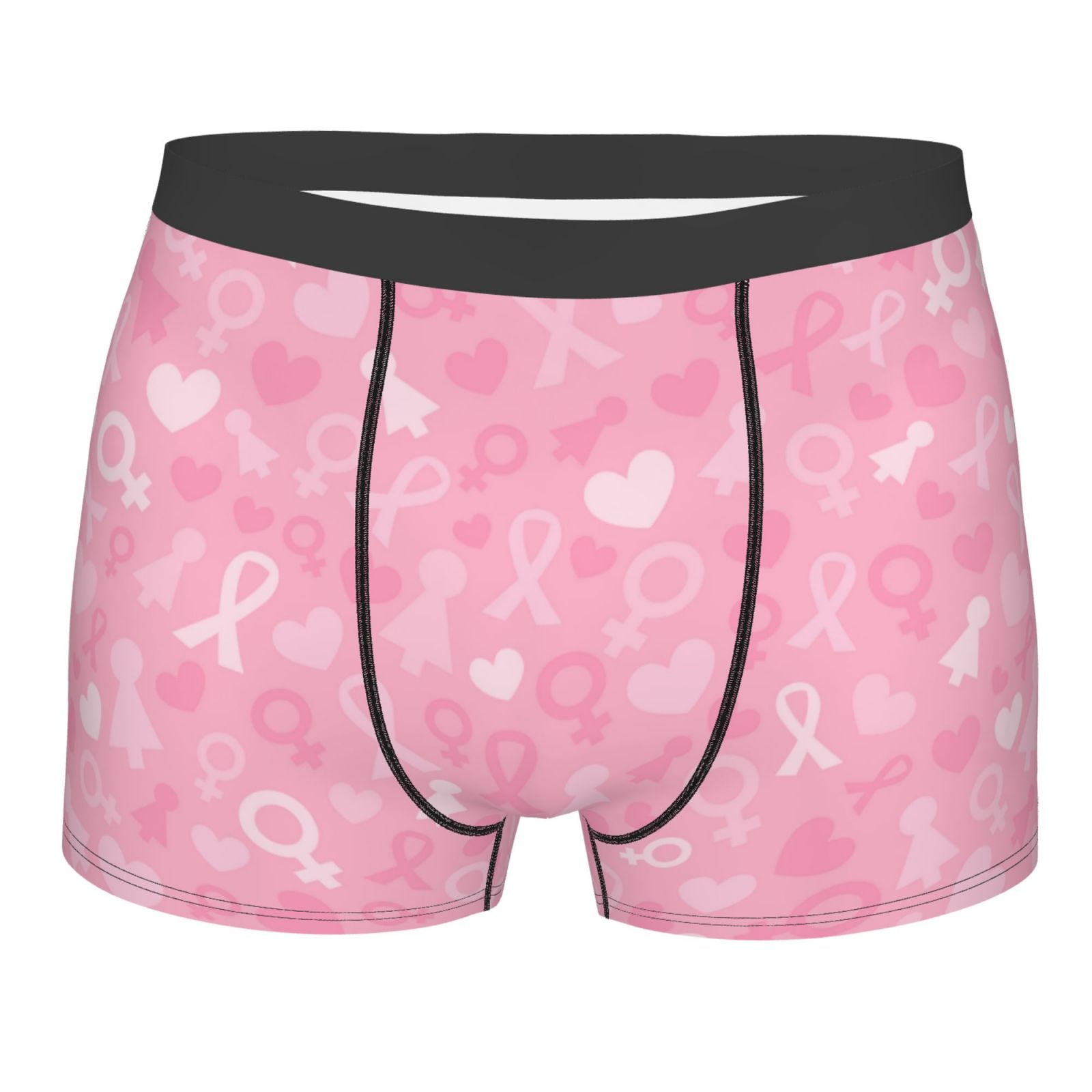 Junzan Breast Cancer Awareness Mens Underwear Boxer Briefs For Men’s ...