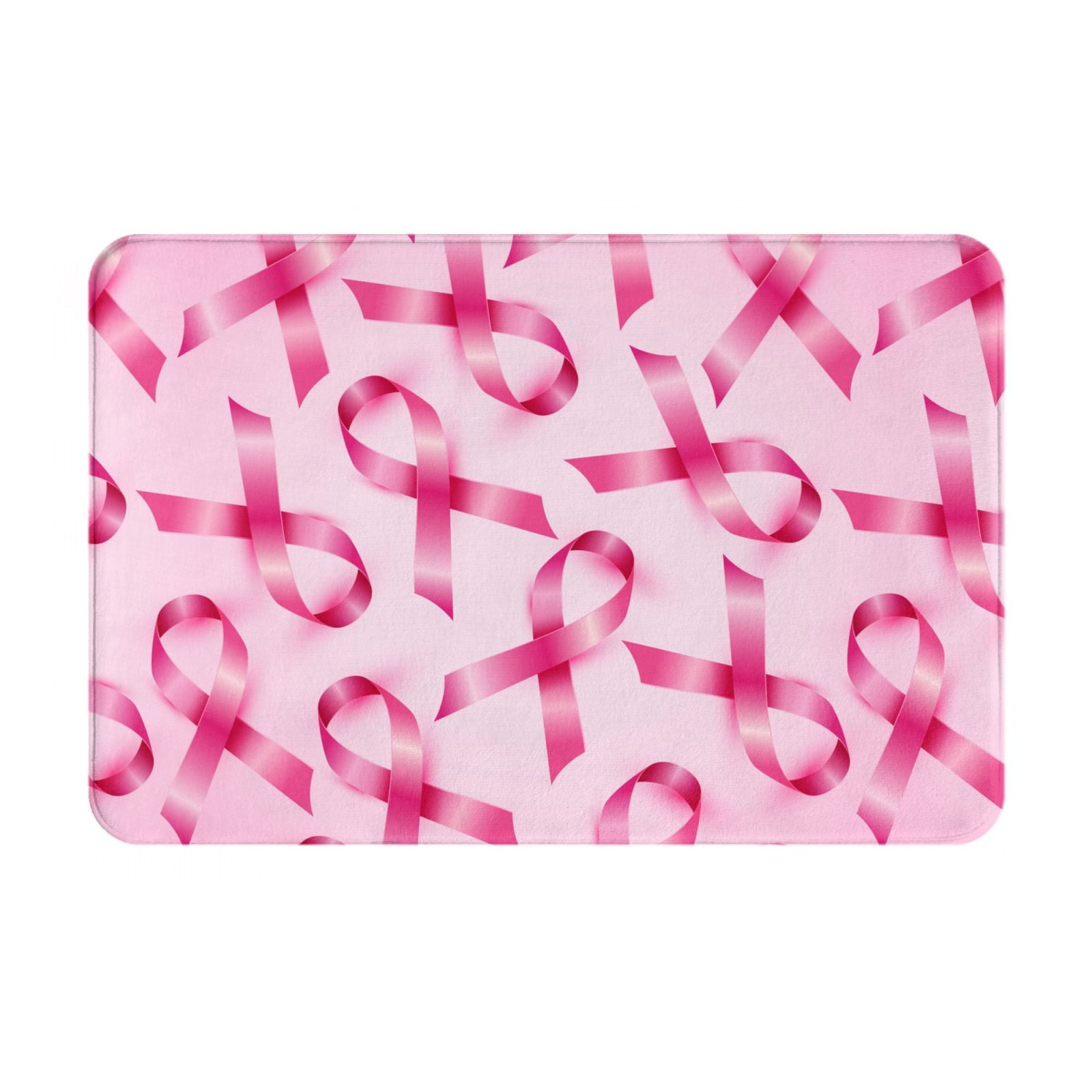 Junzan Breast Cancer Ribbons Awareness Custom Funny Welcome Doormat ...