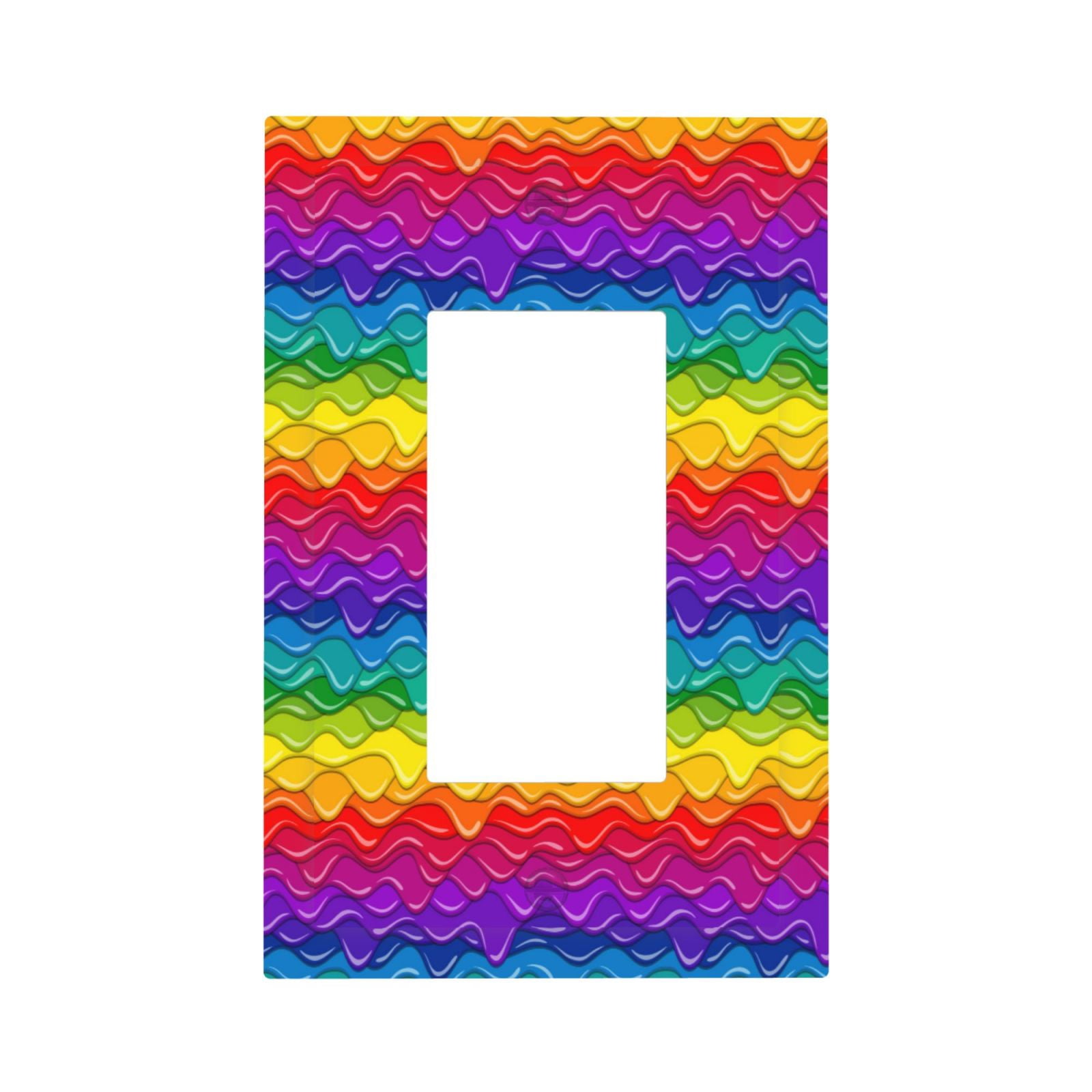 Junzan Bright Rainbow for Electrical Outlet Covers, 5" x 3" Electric ...
