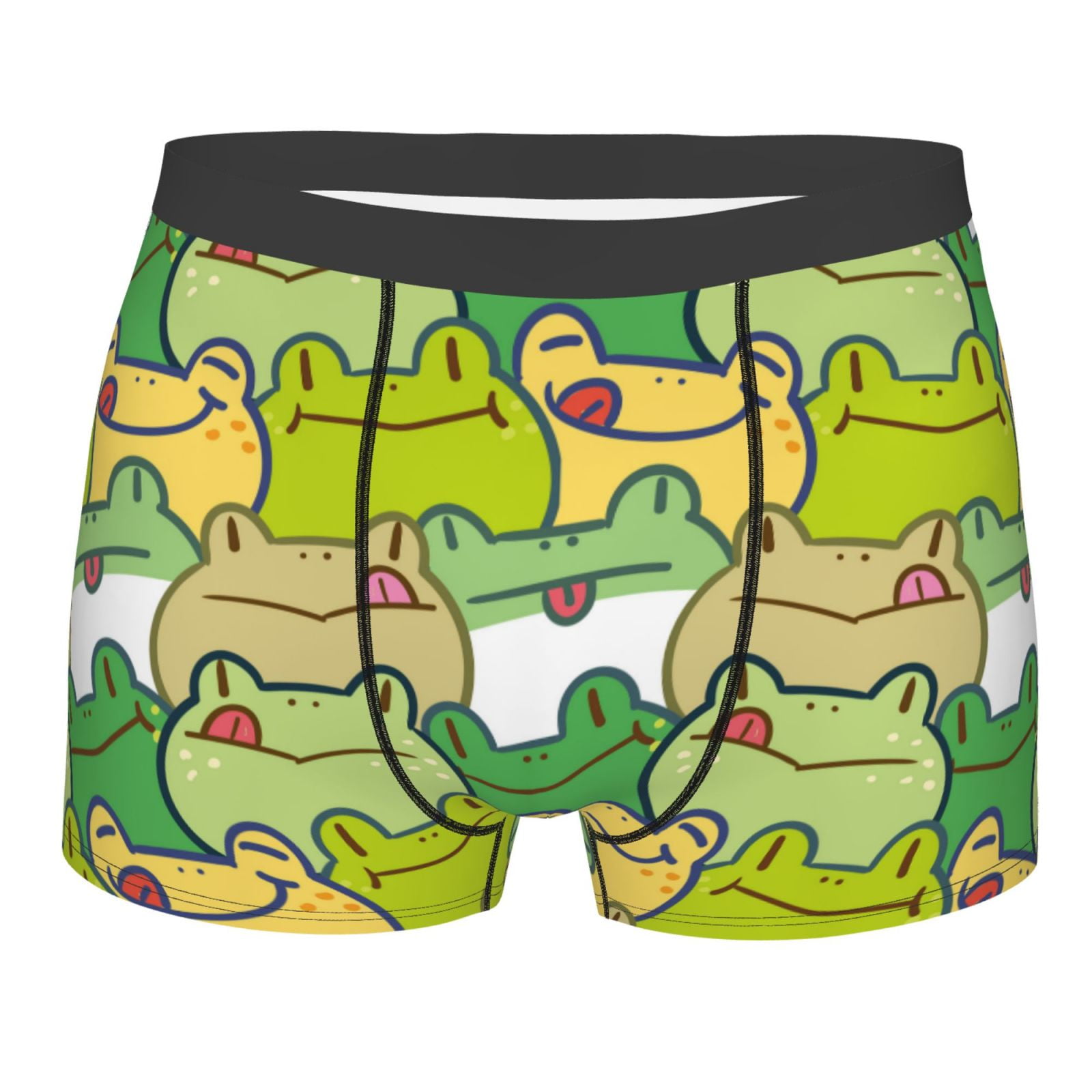 Junzan Cartoon Frog Mens Underwear Boxer Briefs For Men’s - Large ...