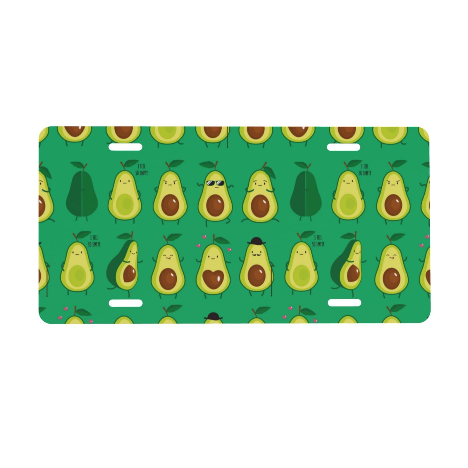 Junzan Cartoon Fruit 1 Front License Plate Covers Decorative Car Metal ...