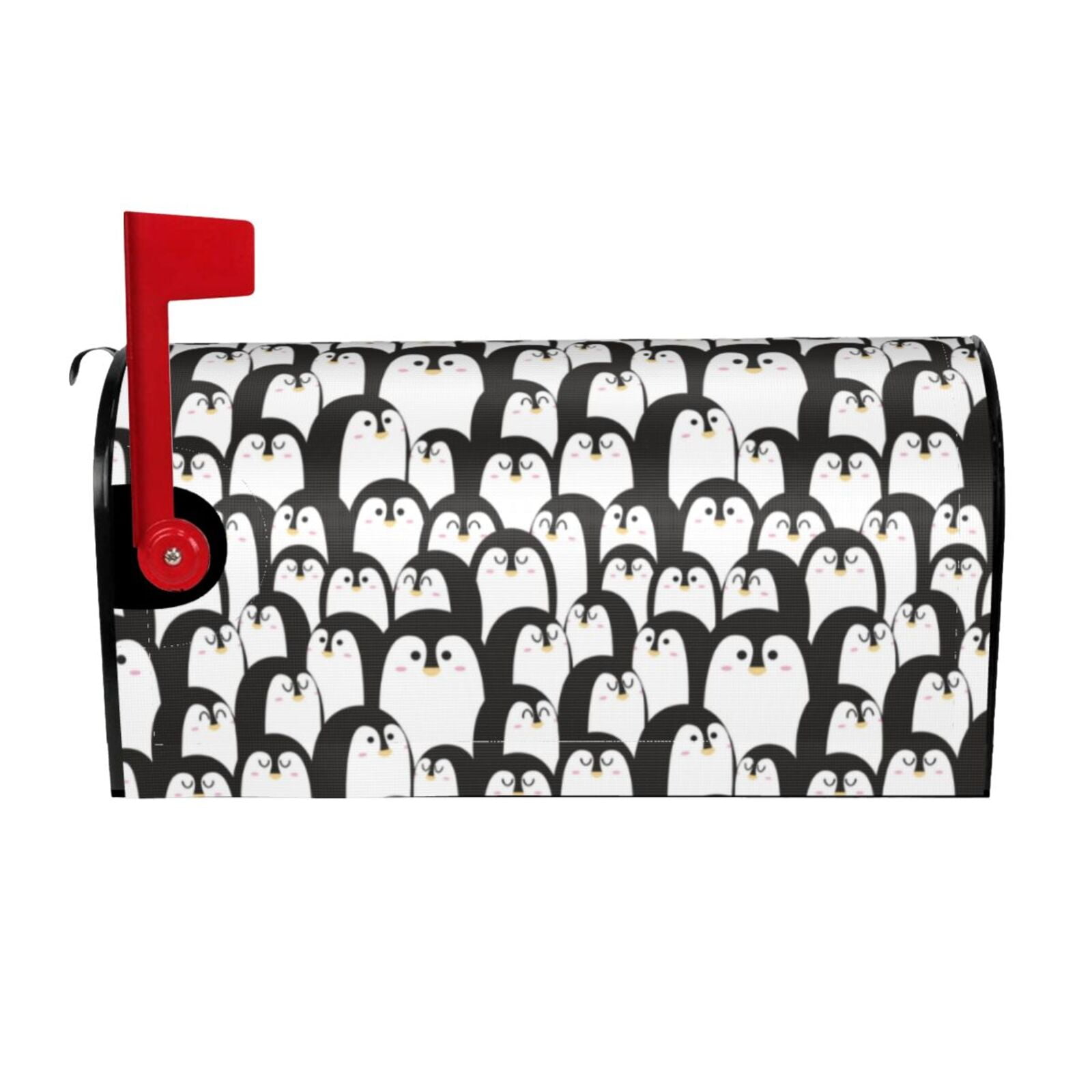 Junzan Cartoon Penguin Pattern Mailbox Covers,Magnetic Mailbox ...