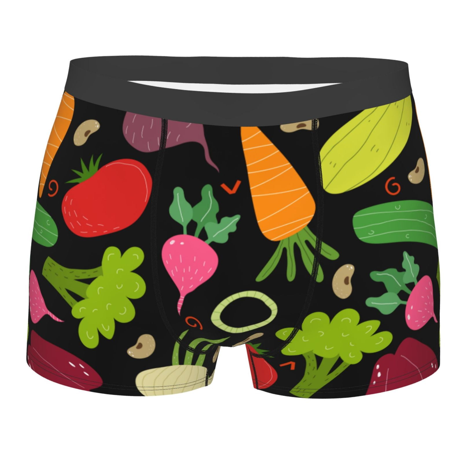 Junzan Cartoon Vegetables Mens Underwear Boxer Briefs For Men’s ...