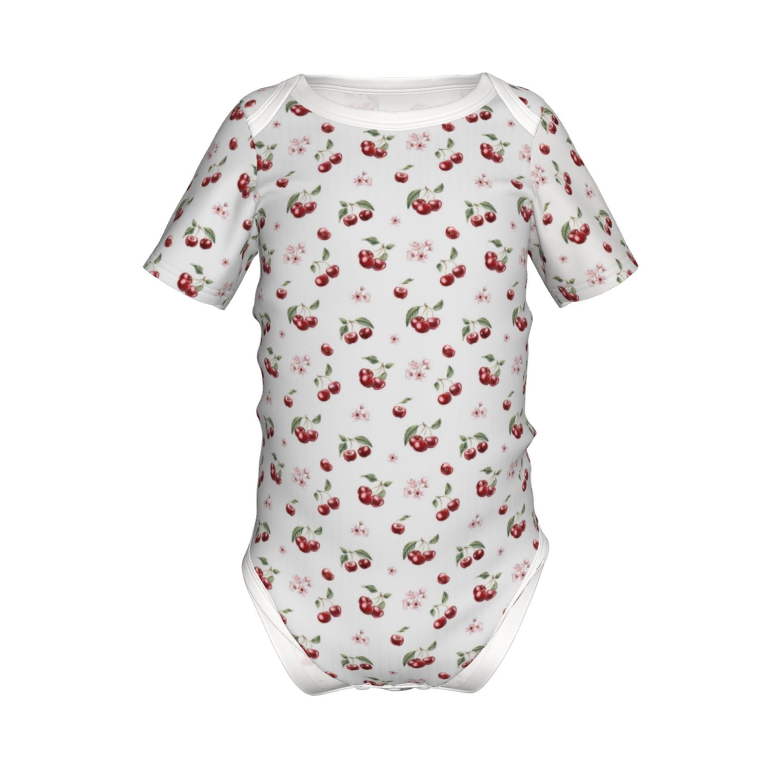 Junzan Cherry Berries Print Short-Sleeve Baby Climbing Clothes ...