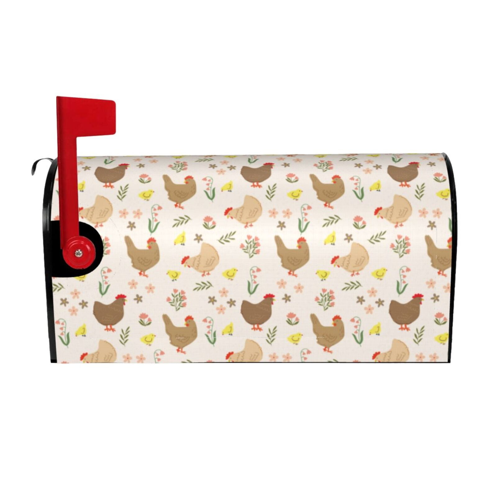 Junzan Chicken Family Pattern Mailbox Covers,Magnetic Mailbox ...
