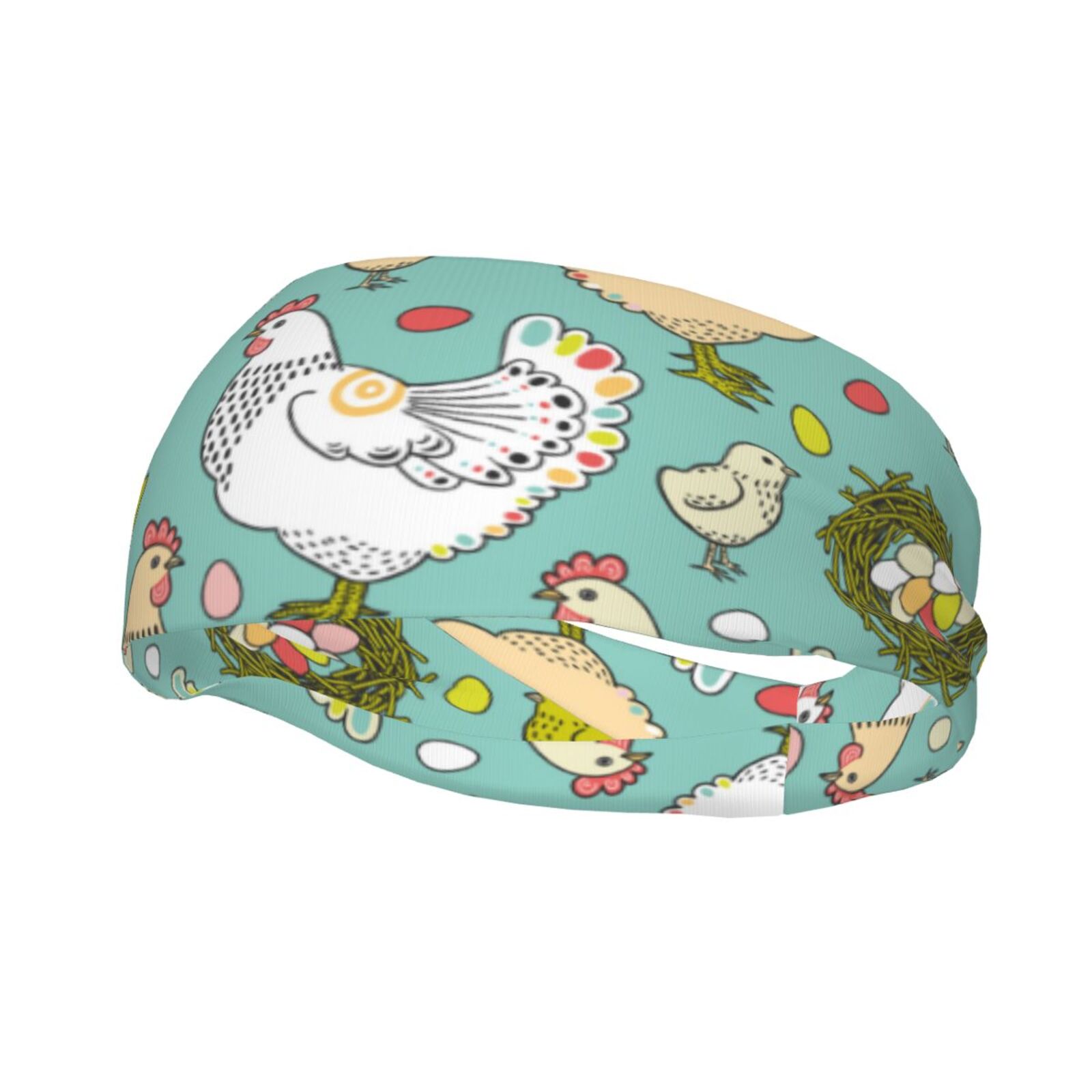 Junzan Chicken Laying Eggs for Sweatbands Sports Headband for Men ...