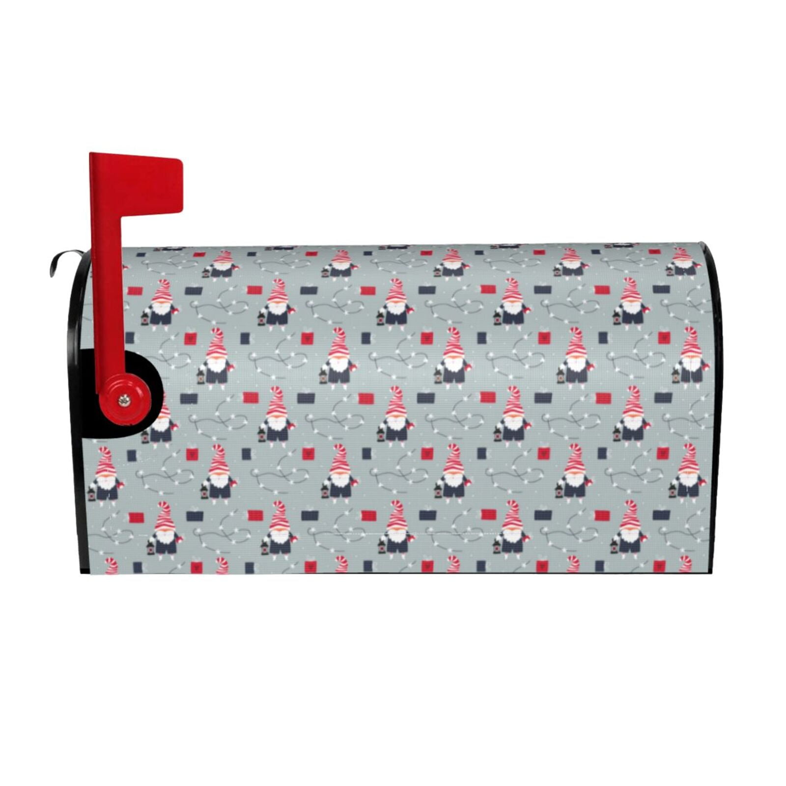 Junzan Christmas Gnome 1 Pattern Mailbox Covers,Magnetic Mailbox ...