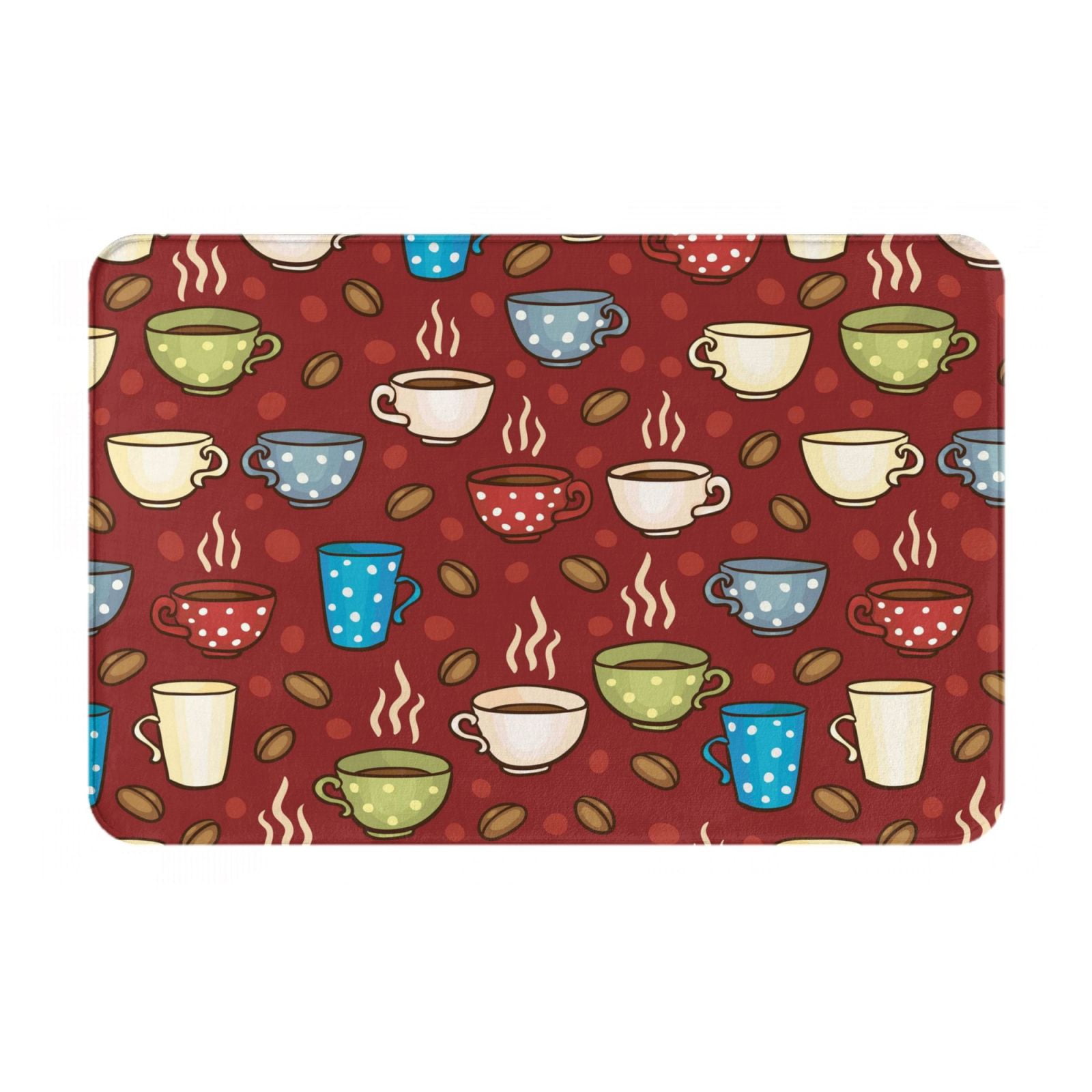 Junzan Coffee Cups Custom Funny Welcome Doormat Personalized Door Mats ...