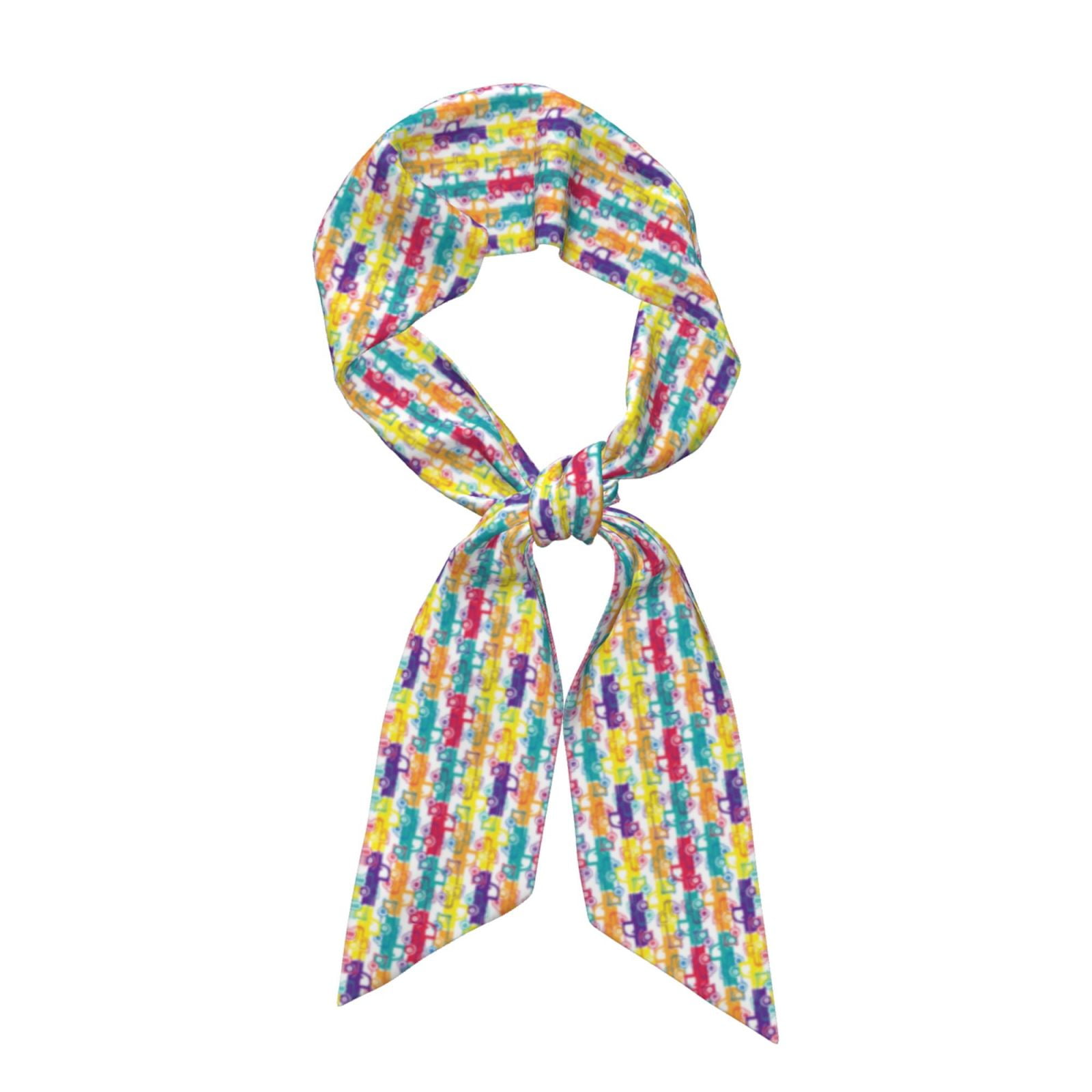 Junzan Colorful Car Print Scarves for Women,Wrap Scarf Head Shawl Long ...