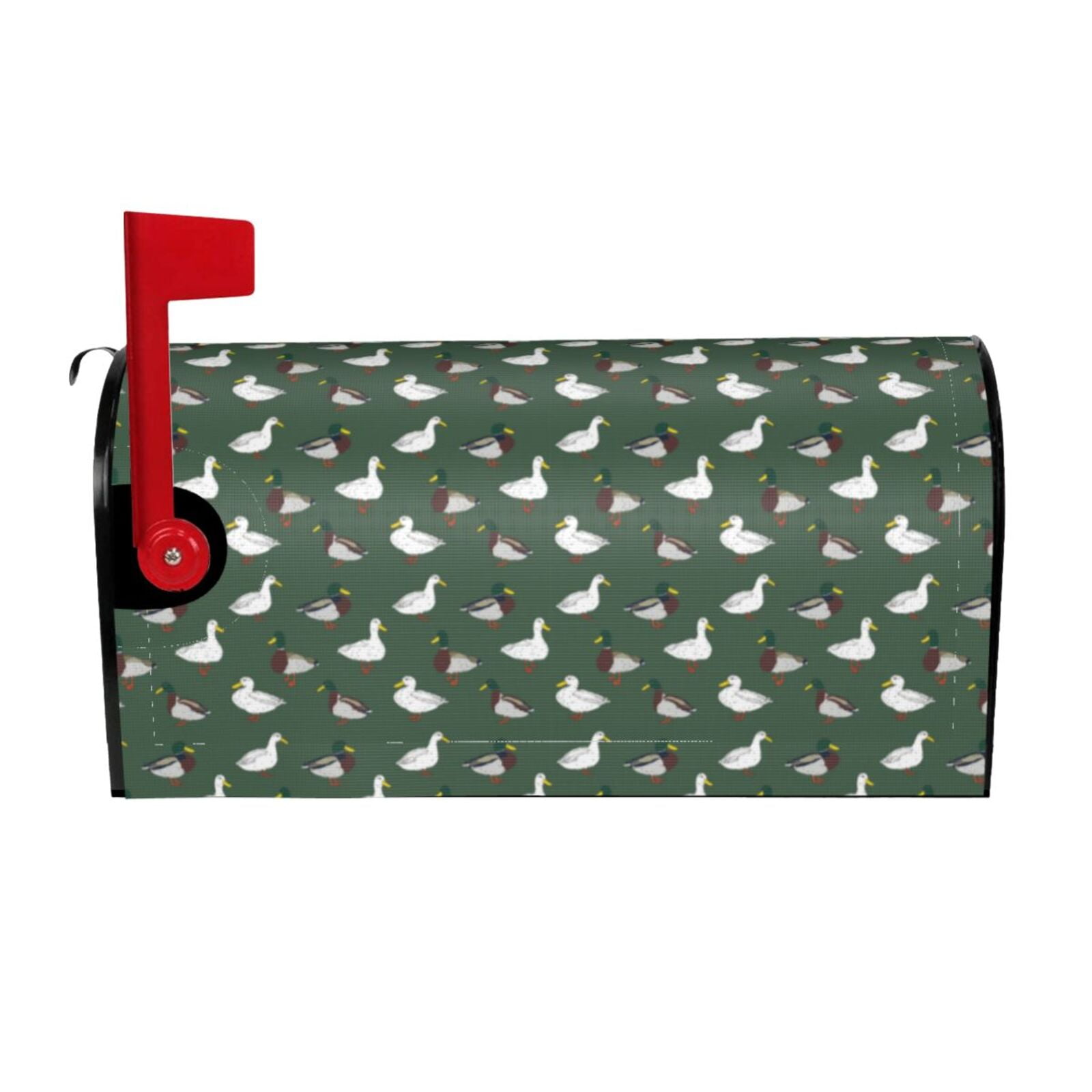 Junzan Colorful Mallard Duck Pattern Mailbox Covers,Magnetic Mailbox ...