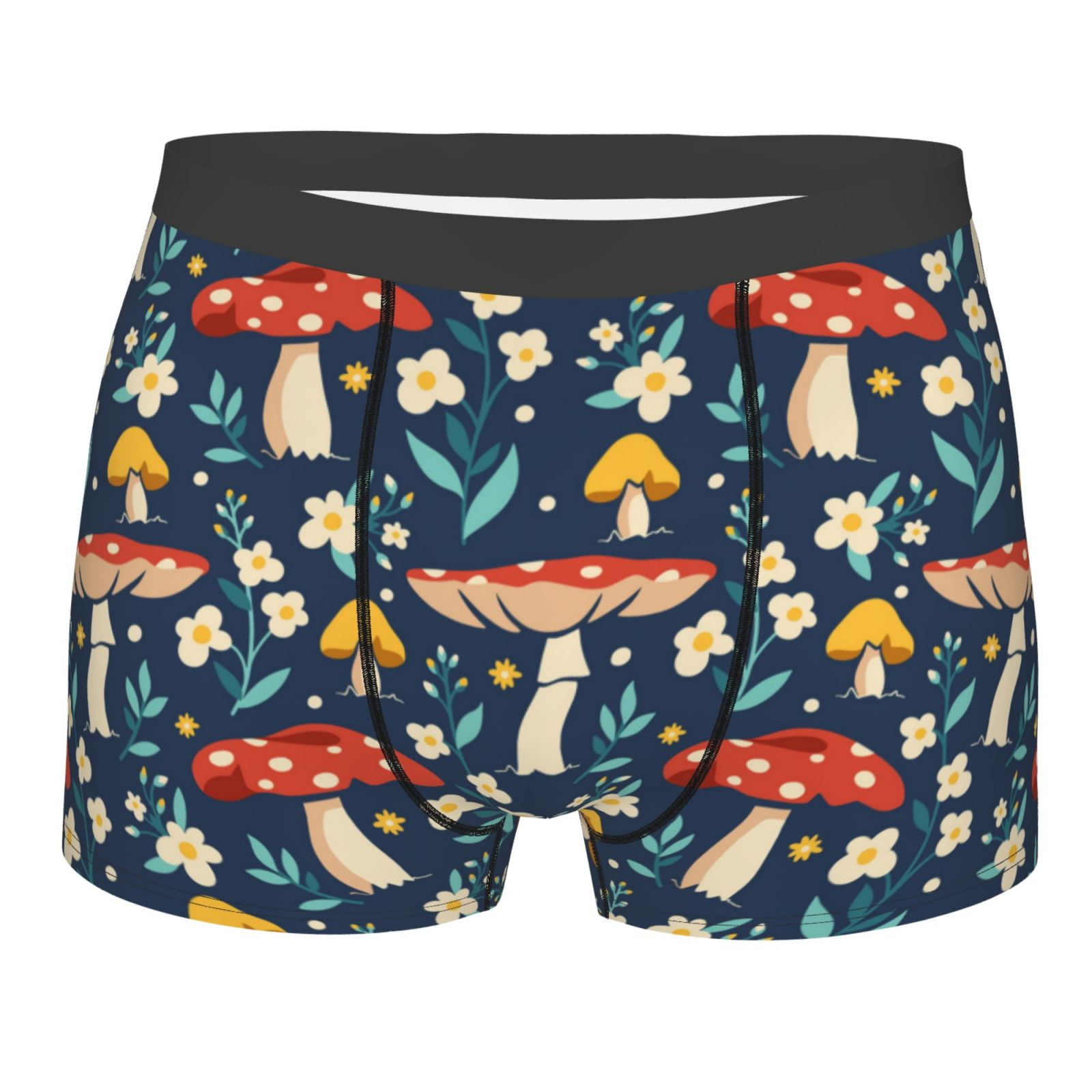 Junzan Colorful Mushrooms Mens Underwear Boxer Briefs For Men’s - Small ...