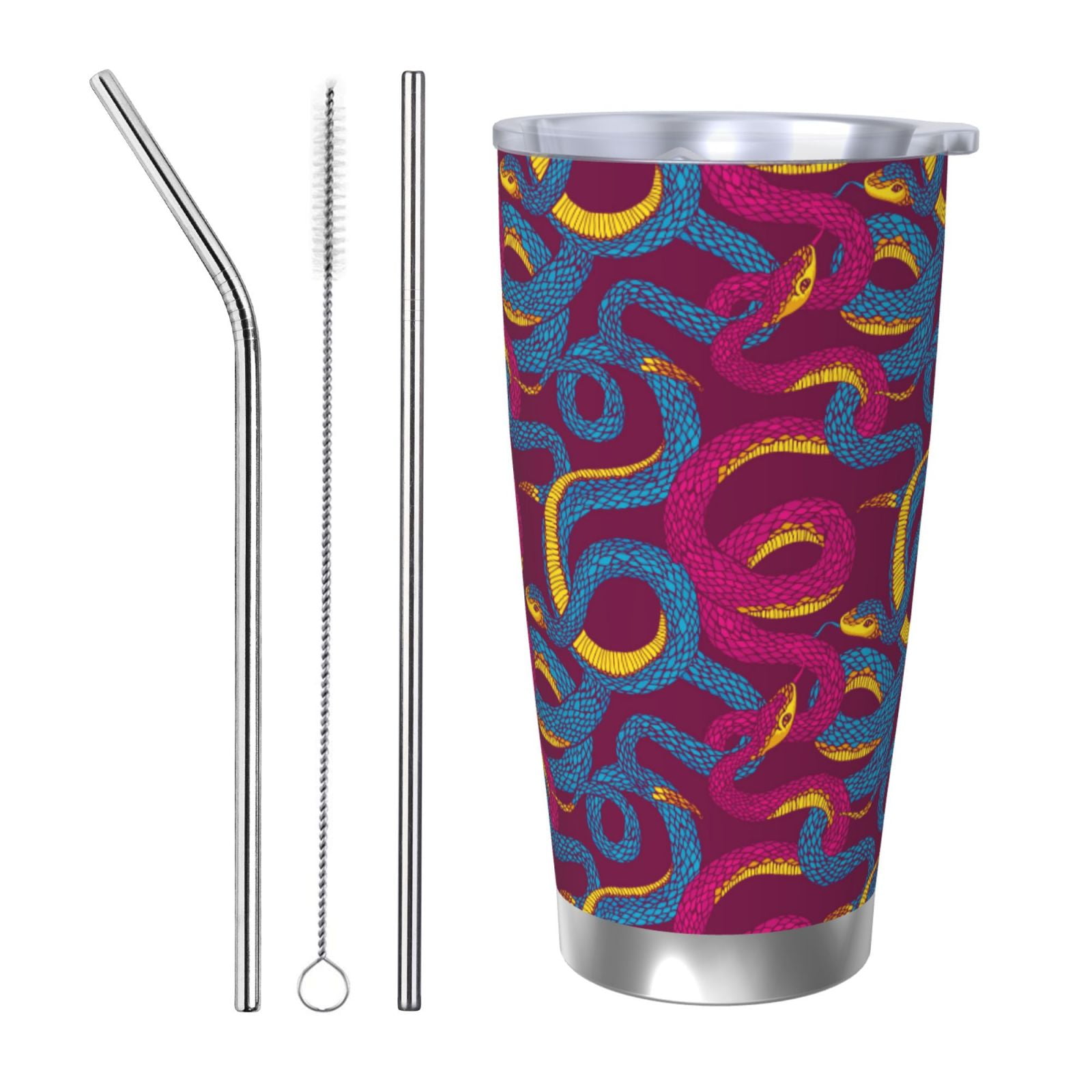 Junzan Colorful Snake for 20oz Stainless Steel Insulated Car Cup with ...