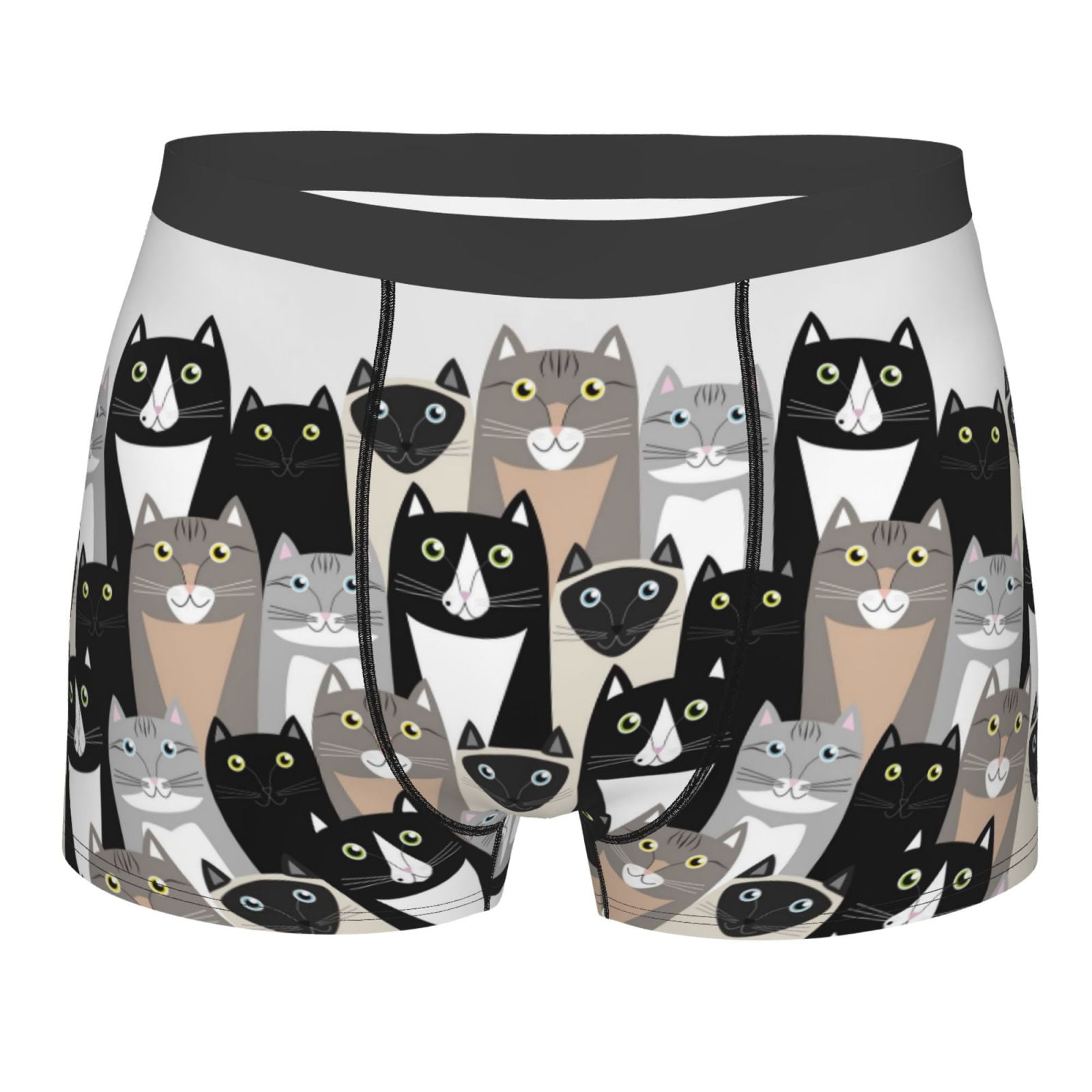 Junzan Colors Cats Mens Underwear Boxer Briefs For Men’s - Large ...