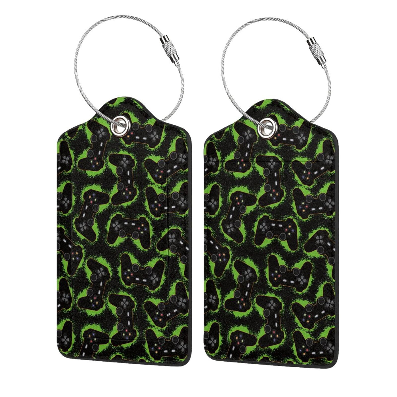 Junzan Cool Gamepad for Luggage Tags,Leather Luggage Tags for Suitcases ...