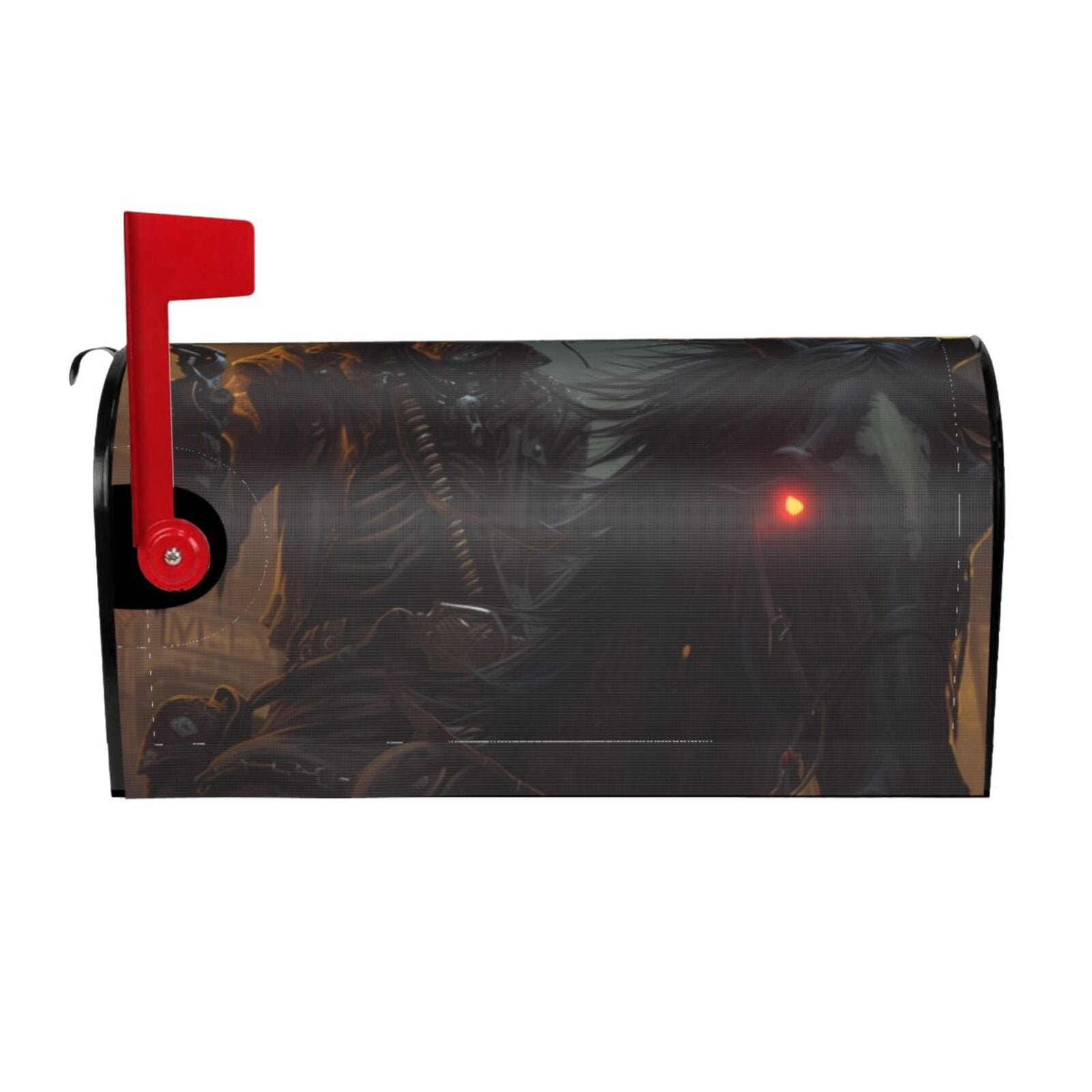 Junzan Cool Skull Western Cowboy Pattern Mailbox Covers,Magnetic ...