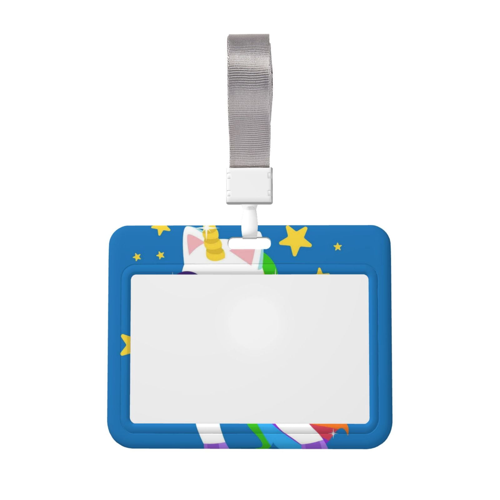 Junzan Cool Unicorn Star Golden Id Badge Holder With Windows Key Card ...