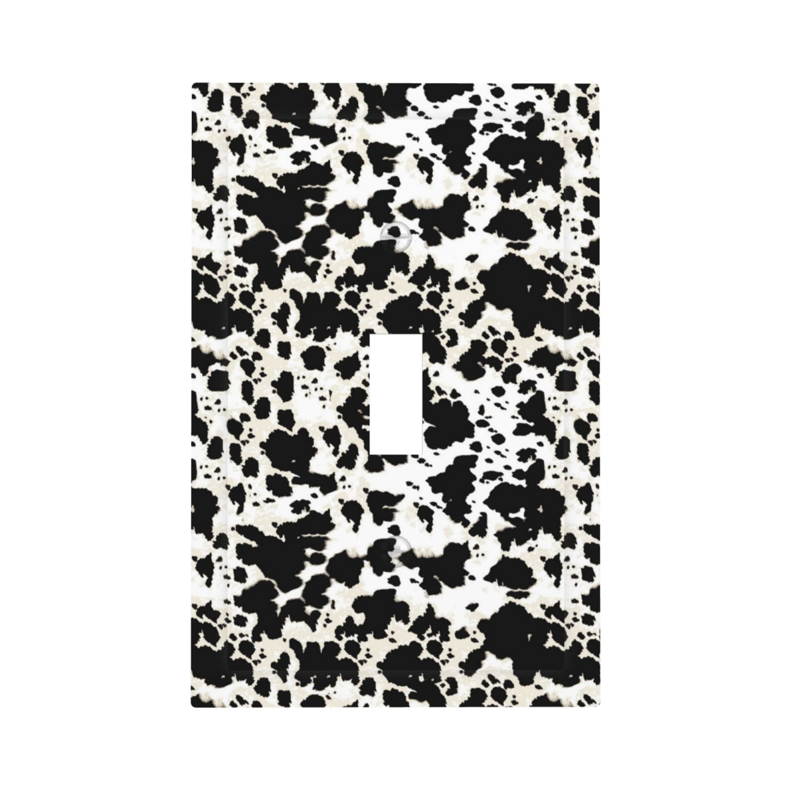 Junzan Cow Skin 1 for Electrical Outlet Covers, 5" x 3" Electric ...