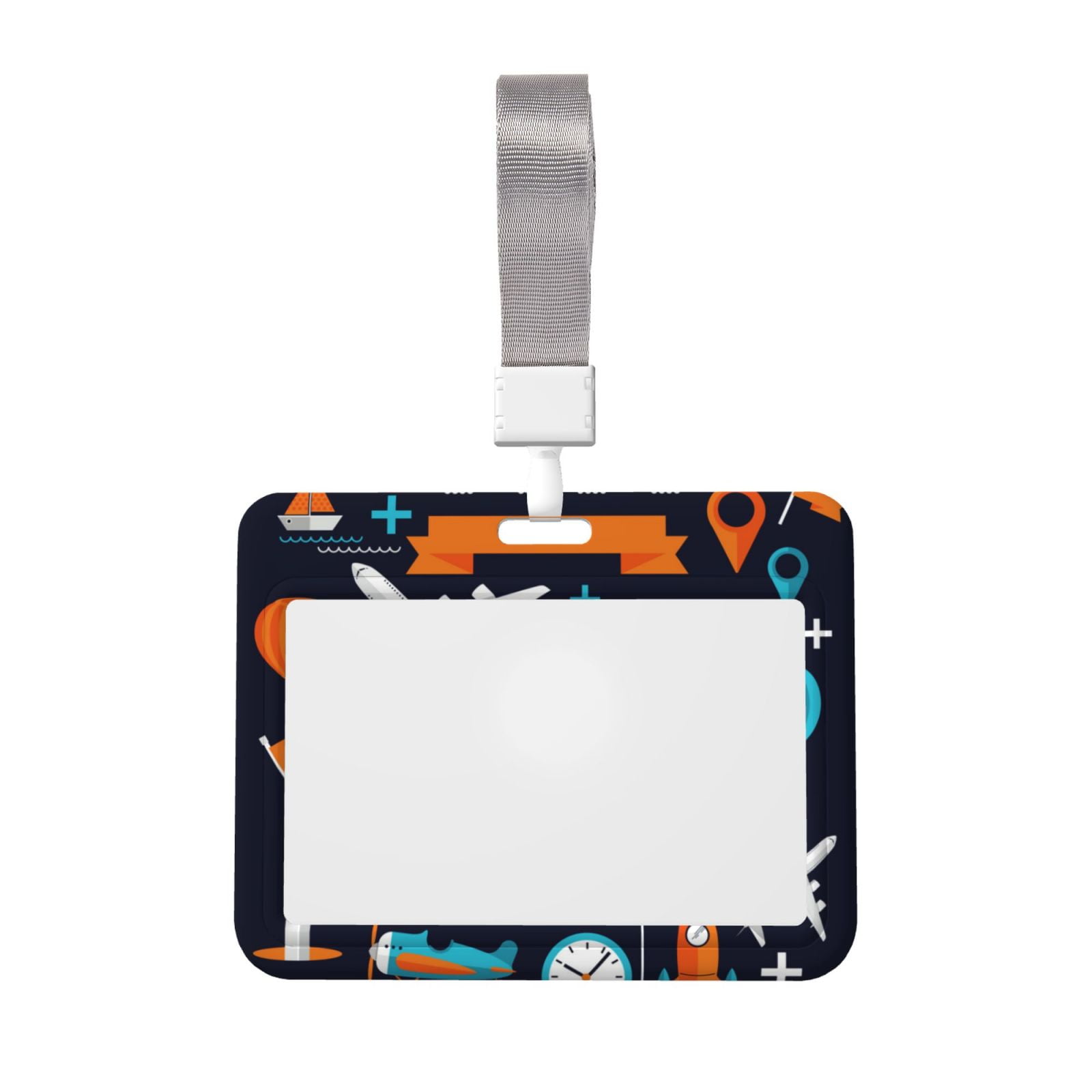 Junzan Creative Transport Id Badge Holder With Windows Key Card Work ...