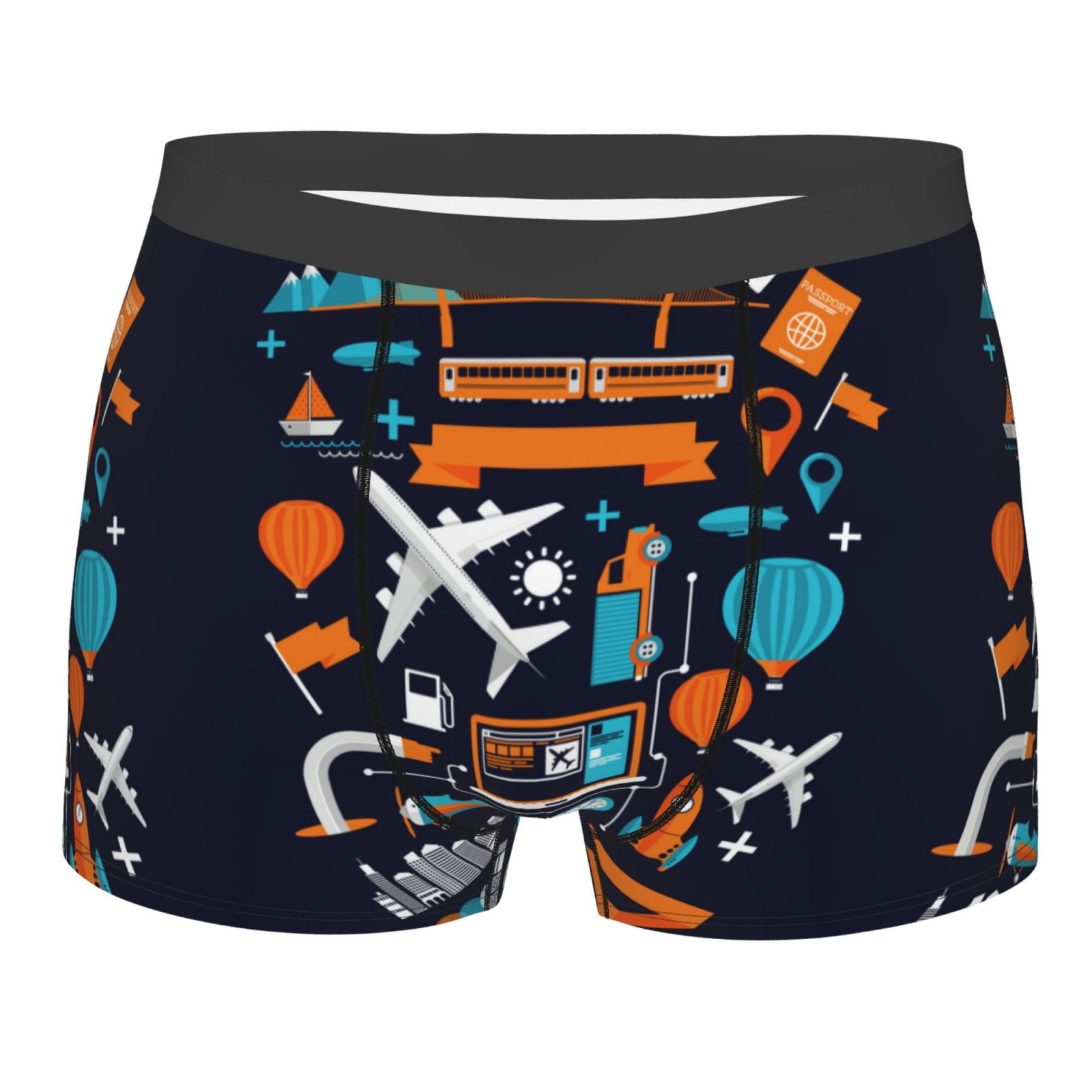 Junzan Creative Transport Mens Underwear Boxer Briefs For Men’s - Large ...