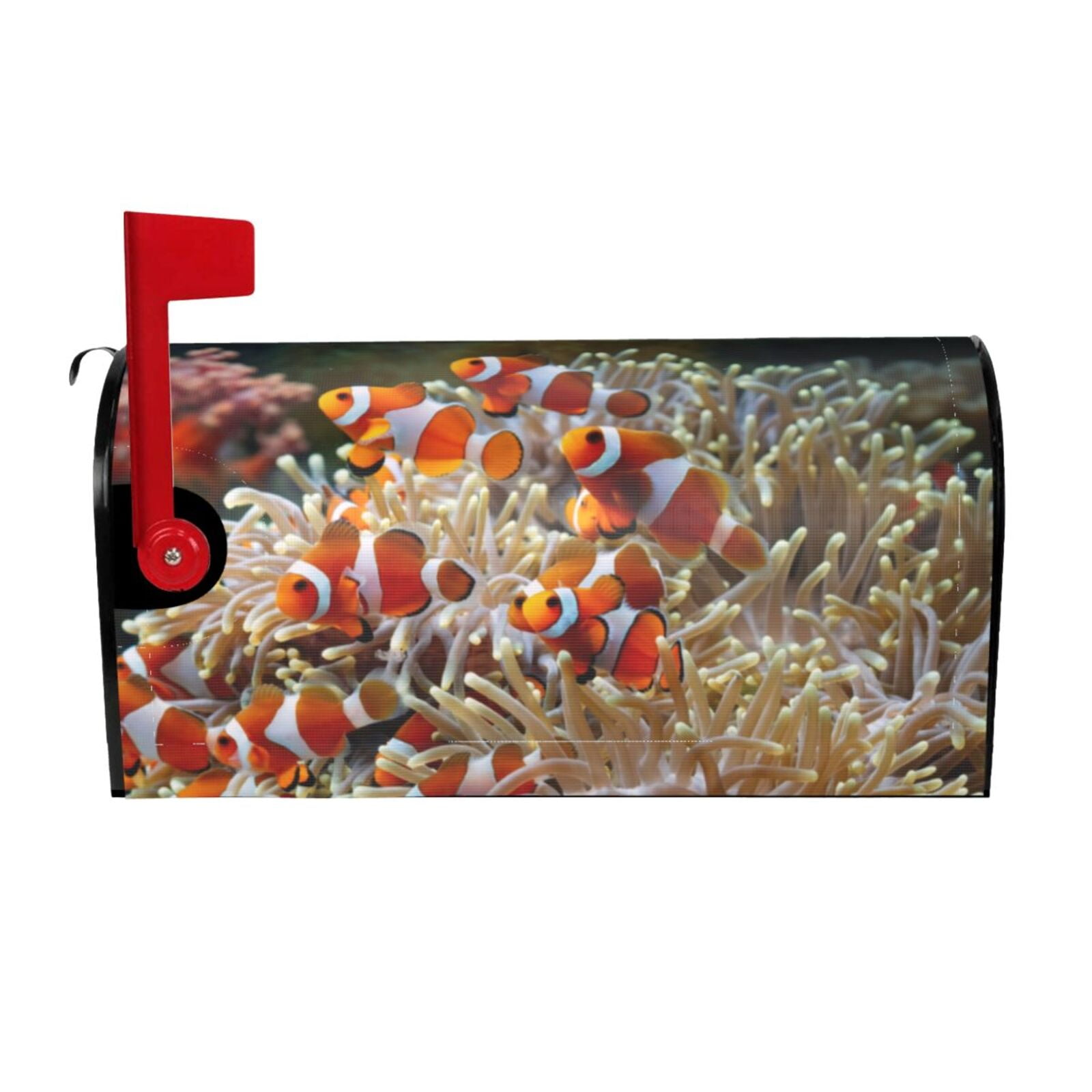 Junzan Cute Anemone Fish Pattern Mailbox Covers,Magnetic Mailbox ...
