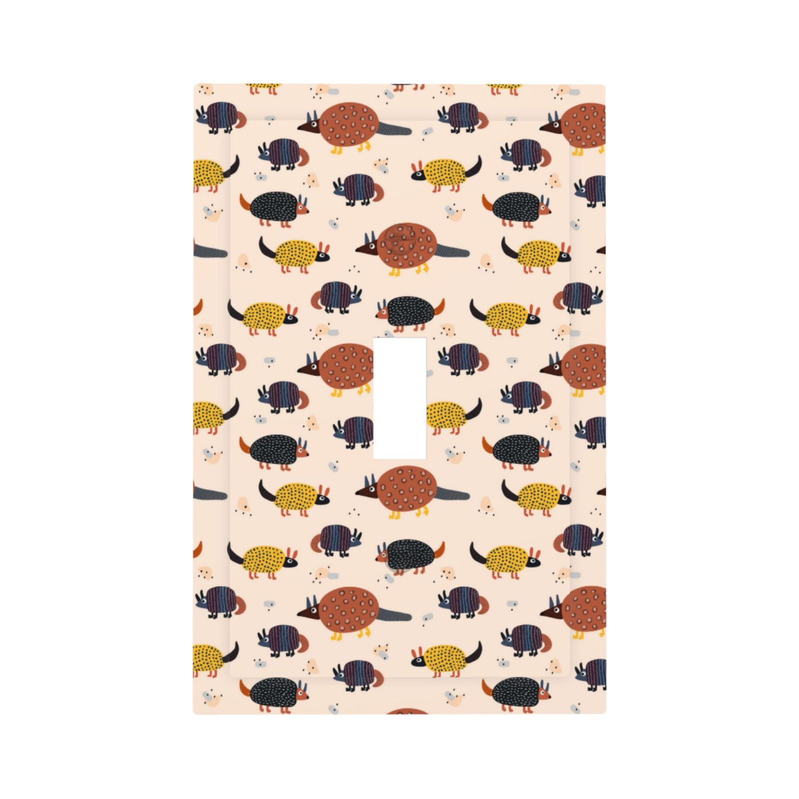 Junzan Cute Armadillo1 for Electrical Outlet Covers, 5" x 3" Electric ...