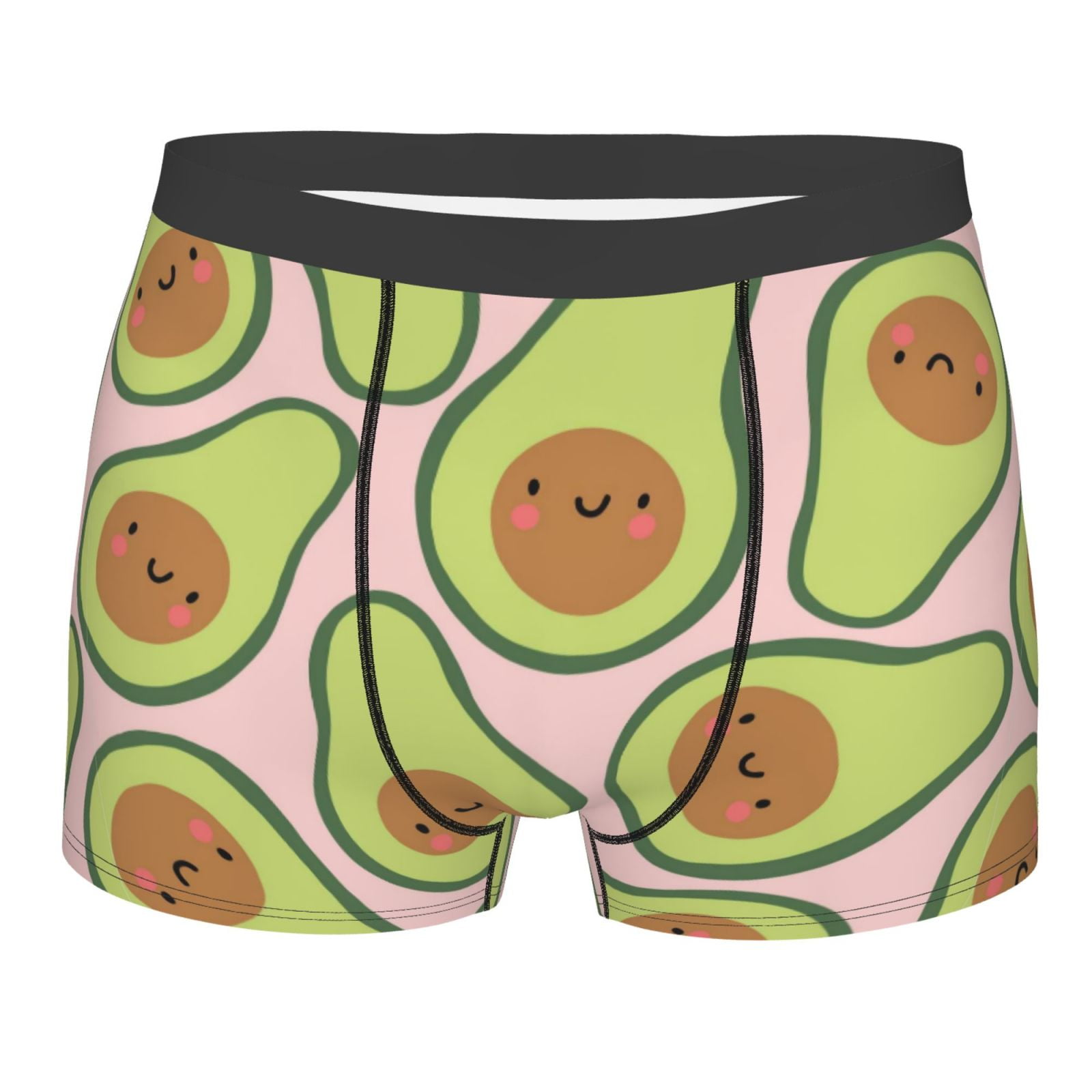 Junzan Cute Avocado Mens Underwear Boxer Briefs For Men’s - Large ...
