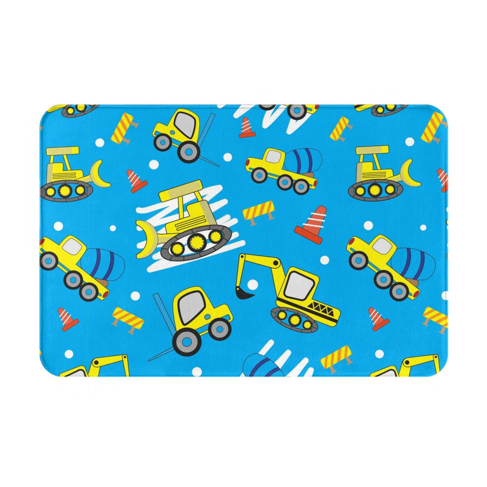 Junzan Cute Car Cartoon Custom Funny Welcome Doormat Personalized Door ...