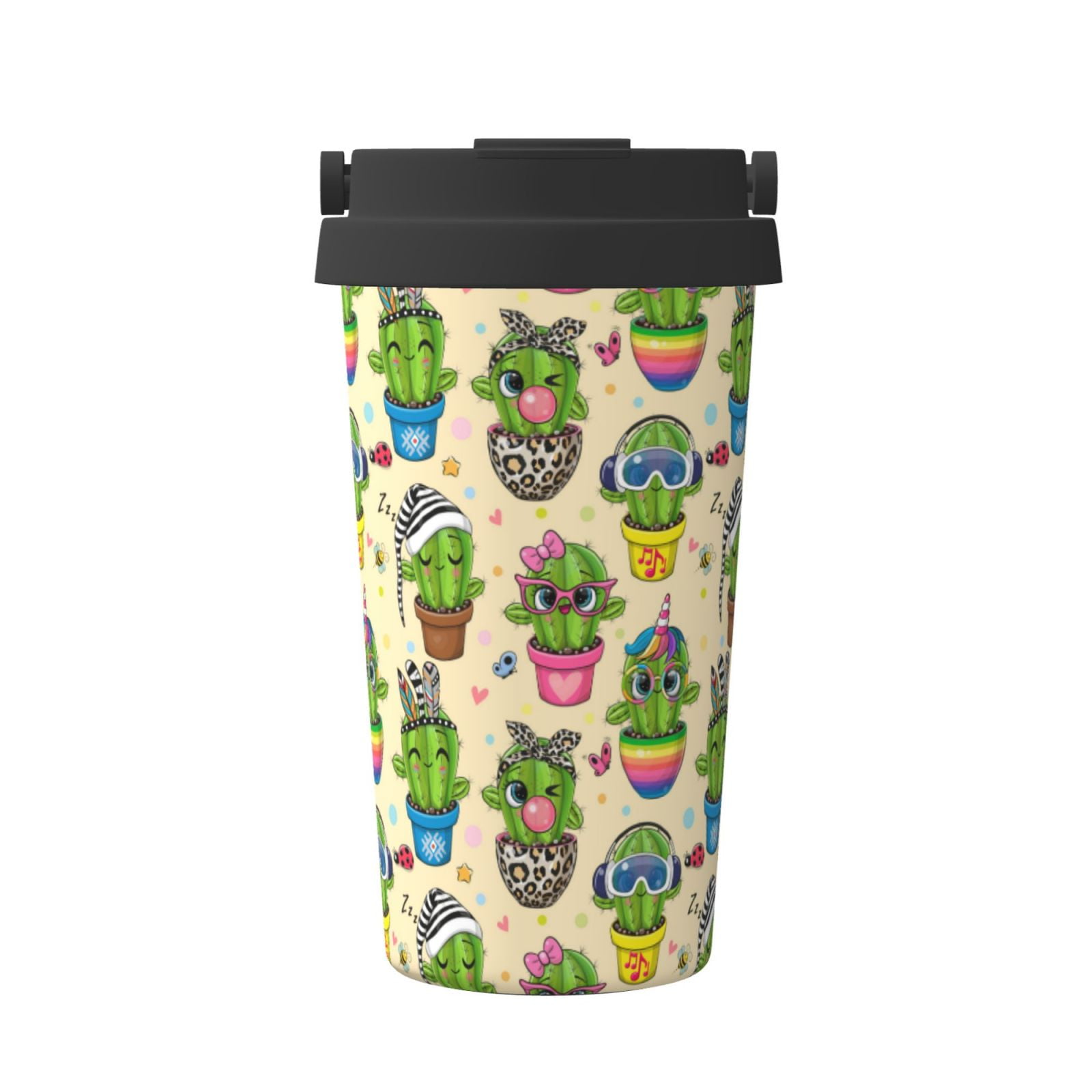 Junzan Cute Cartoon Cactus for Stainless Steel Vacuum Insulated Tumbler ...